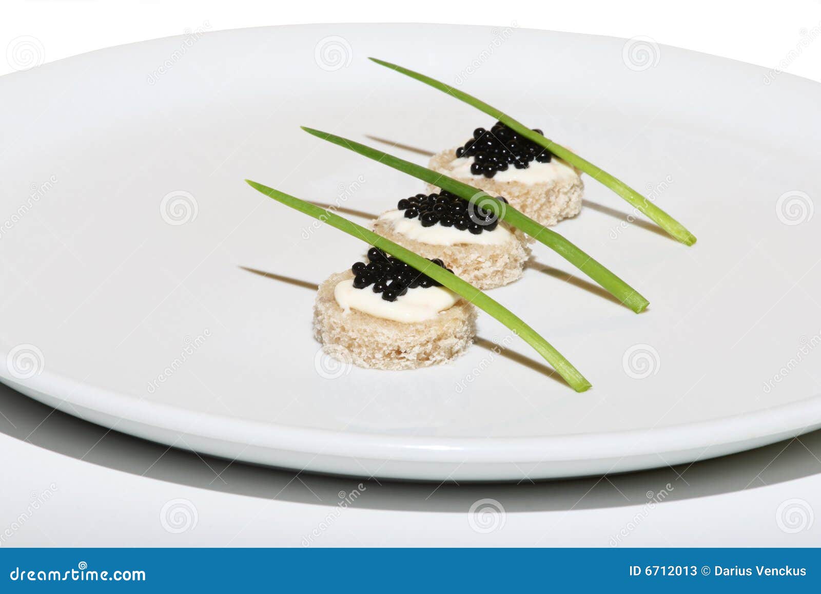 Black Caviar On Plate Stock Photos - Image: 6712013
