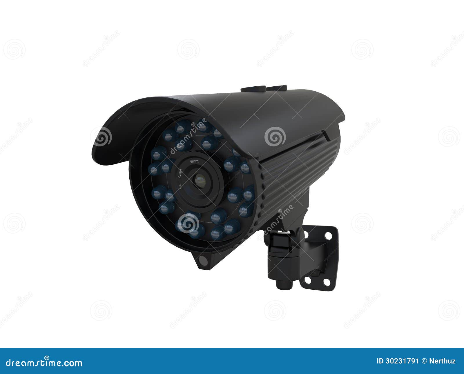 Black CCTV Surveillance Camera Royalty-Free Stock Photography ...