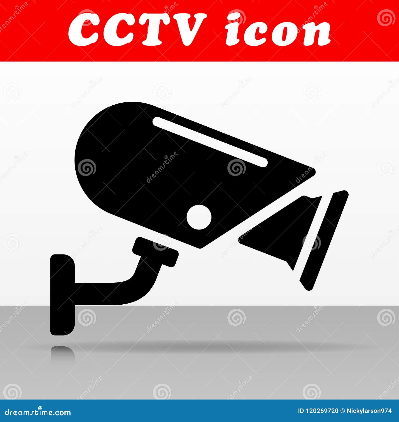 CCTV Vector Silhouette On A White Background Stock Photography ...