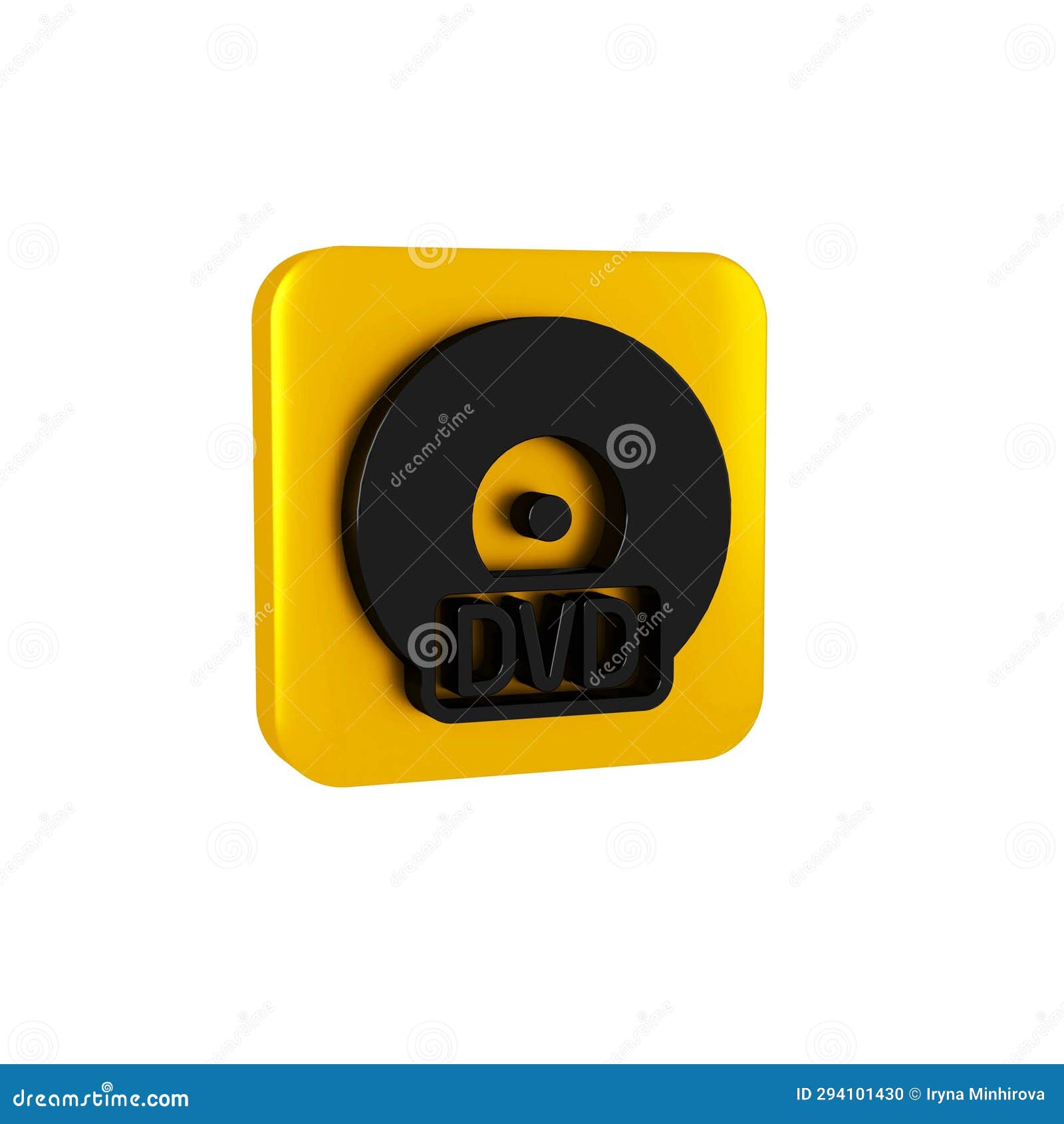 Black CD or DVD Disk Icon Isolated on Transparent Background. Compact ...