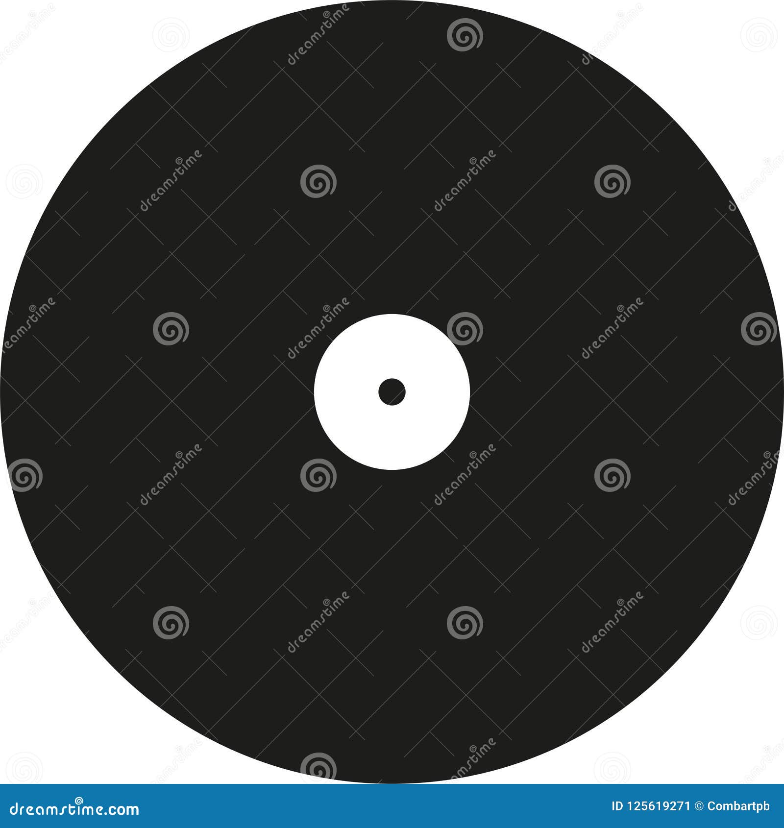 Black CD and Dvd Vector Icon, Illustration Stock Vector - Illustration ...