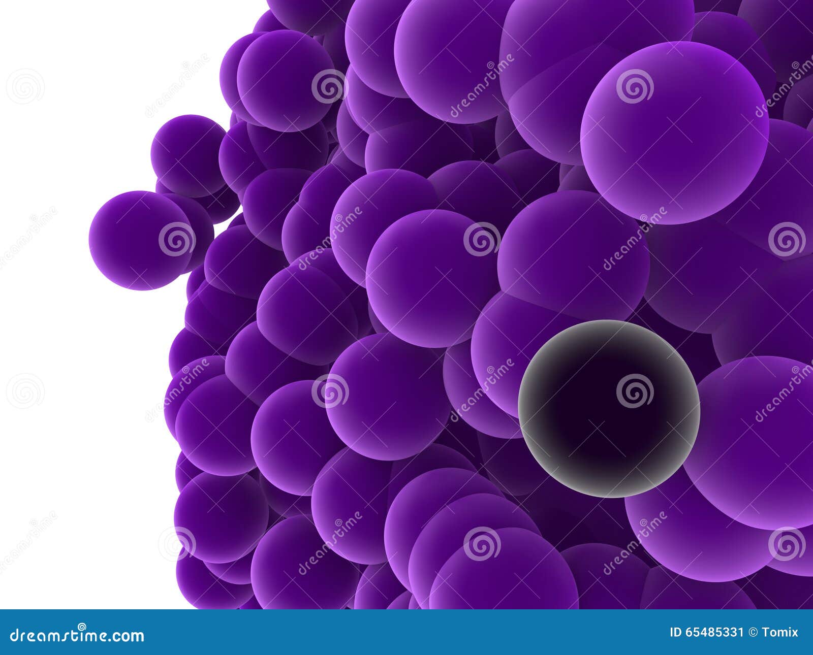 Black Cell Is Broken - 3D Illustration Royalty-Free Cartoon ...