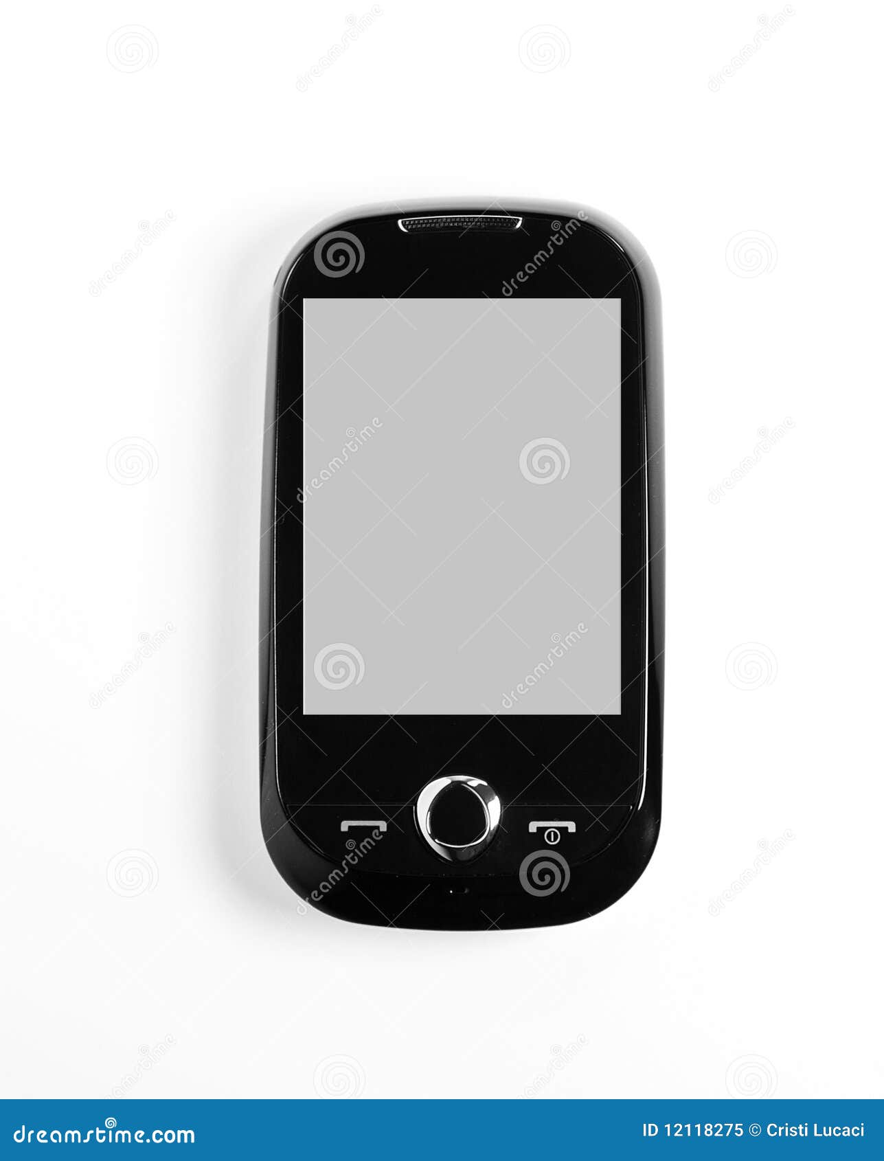 Black cell phone stock image. Image of digital, electrical - 12118275