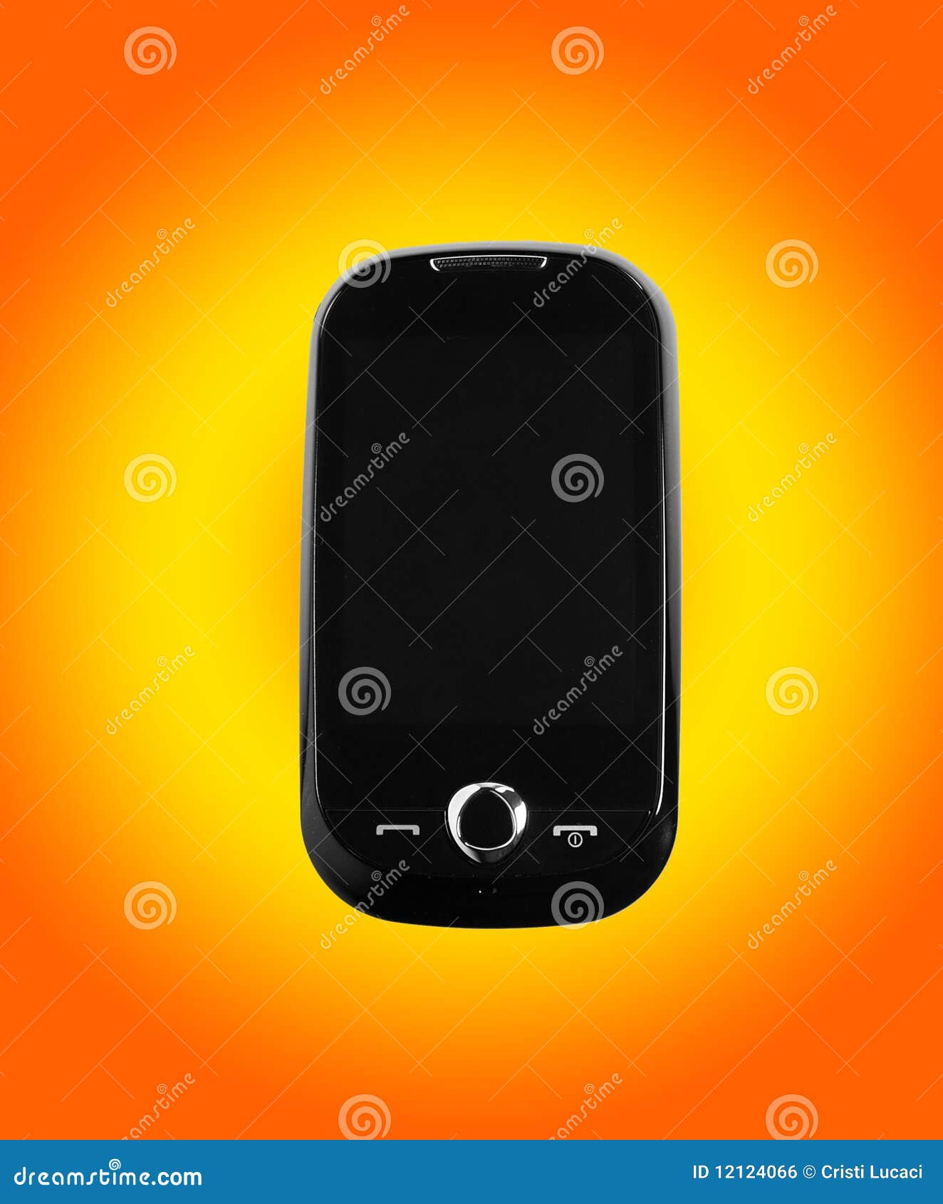 Black cell phone stock photo. Image of mobility, global - 12124066