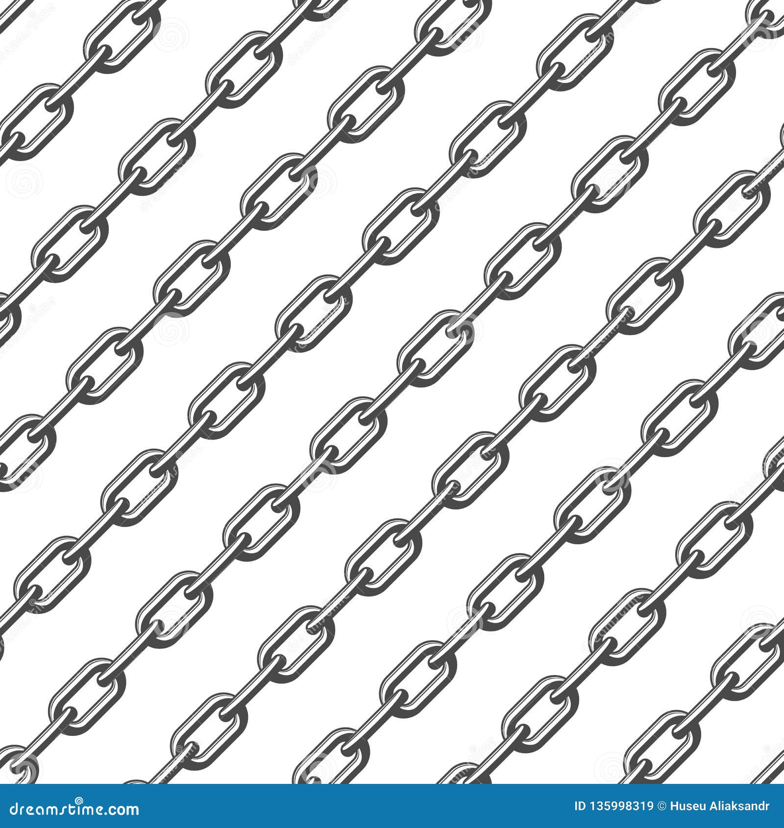 Black chain pattern. stock vector. Illustration of safe - 135998319