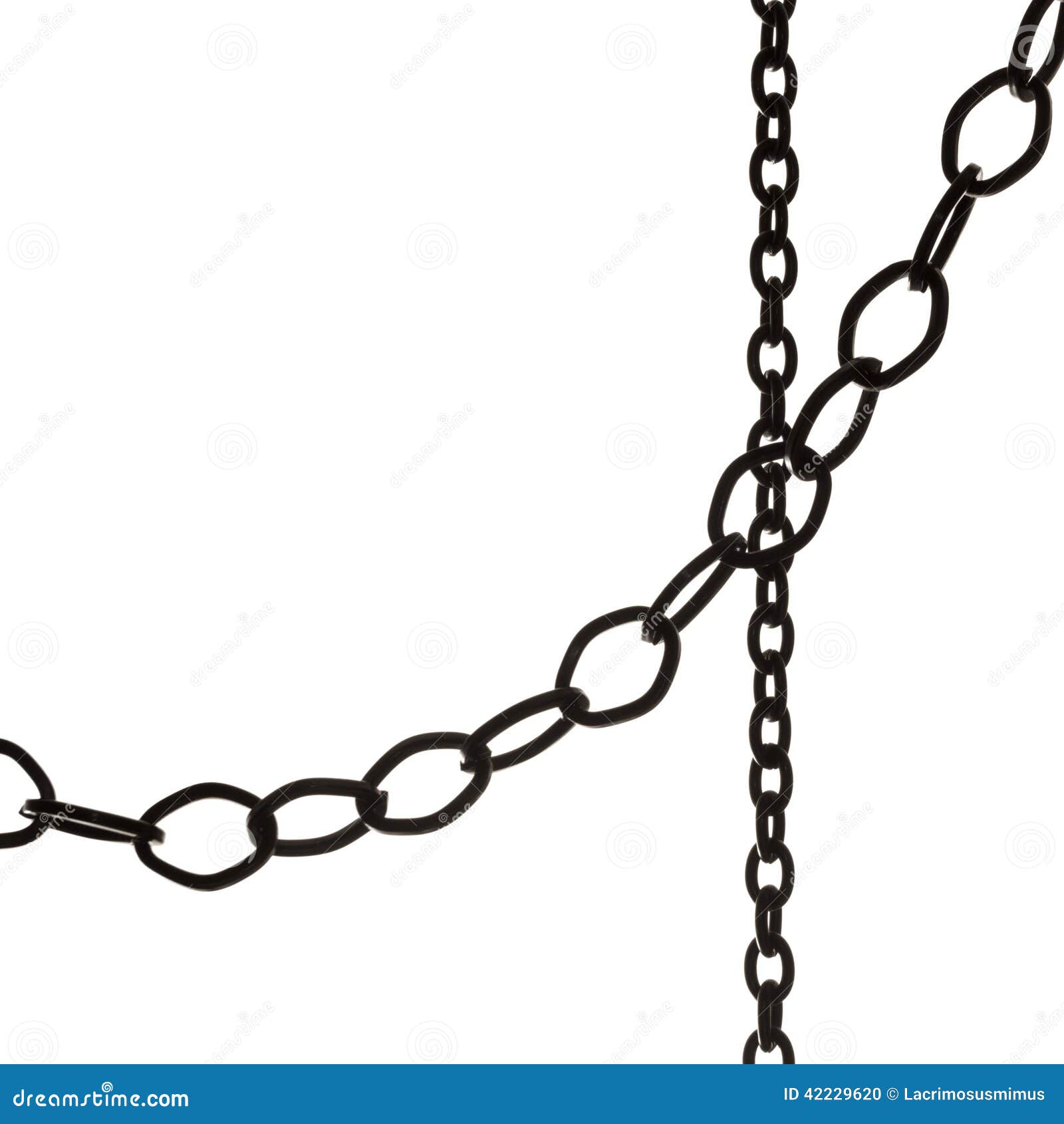 Two Crossed Chains Royalty-Free Stock Photo | CartoonDealer.com #12977001
