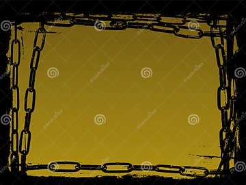 Black Chains Vector Grunge Border Stock Vector - Illustration of metal ...