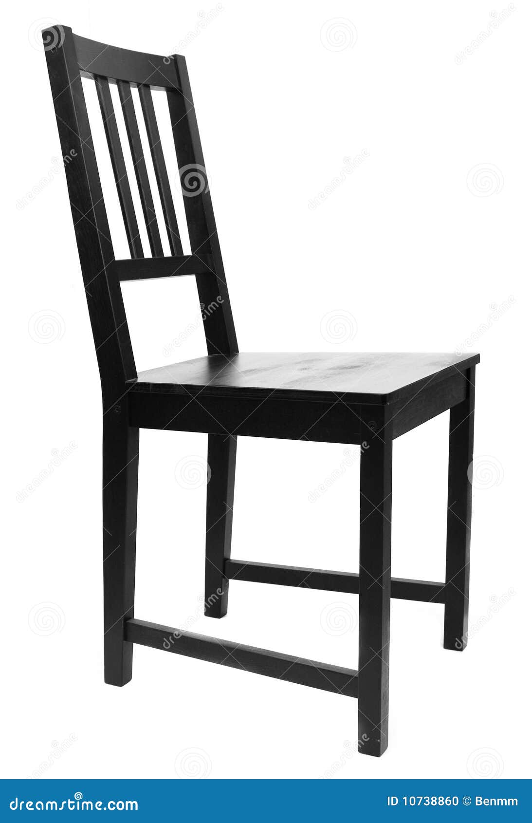 Black chair stock photo. Image of modern, side, wooden - 10738860