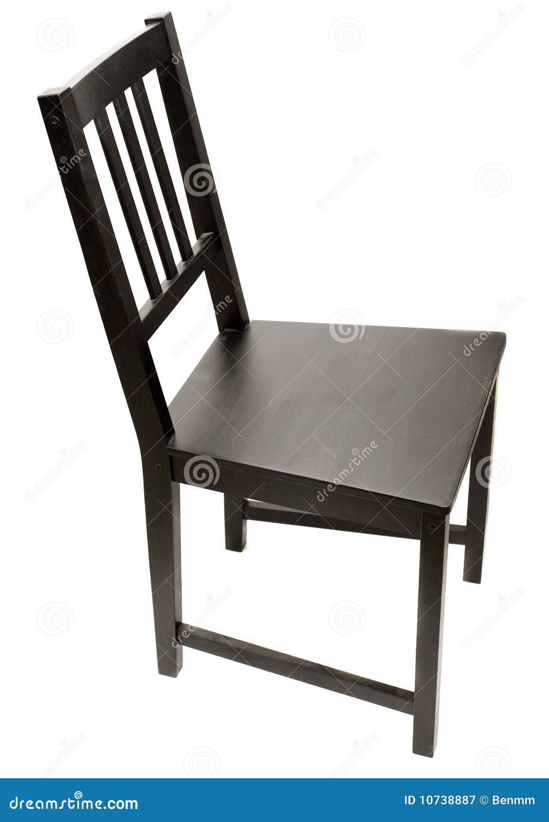 Black chair from above stock image. Image of wood, stool - 10738887