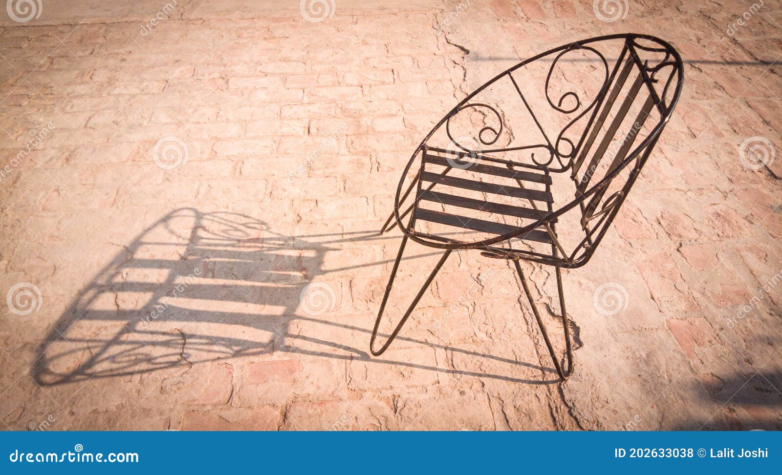 Black Chair with Beautiful Shadow Stock Photo - Image of pattern ...