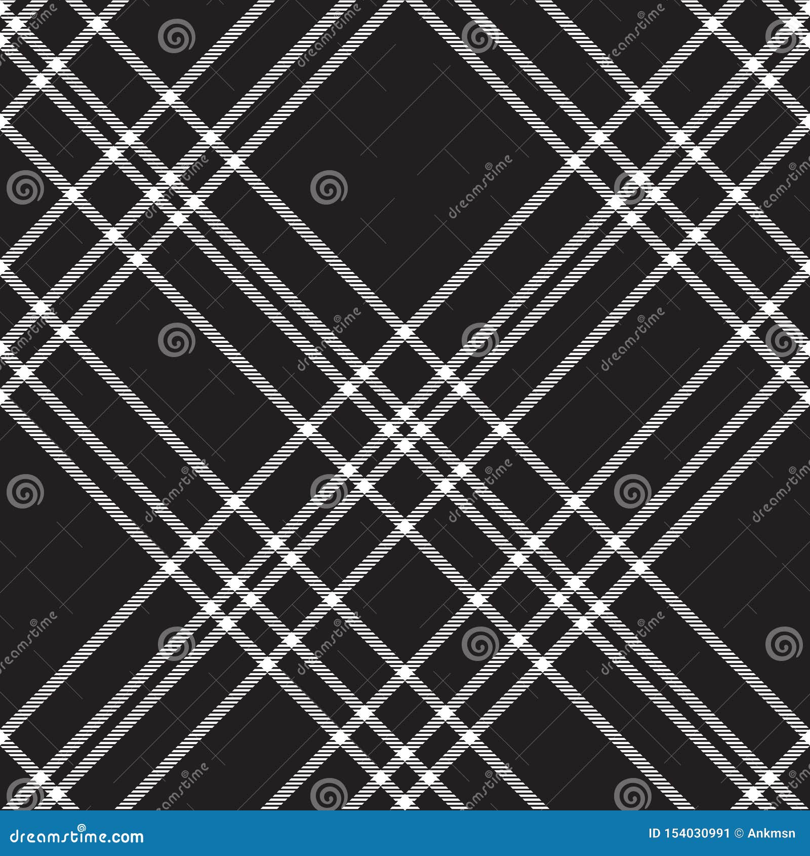 Check Diagonal Fabric Texture Seamless Pattern Vector Illustration ...