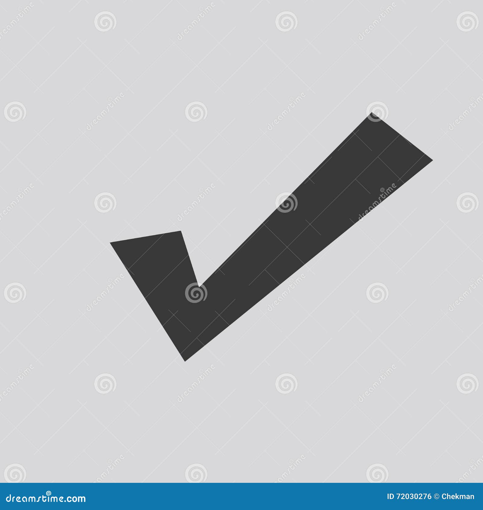 Black Check Mark Icon - Illustration. Stock Illustration - Illustration ...