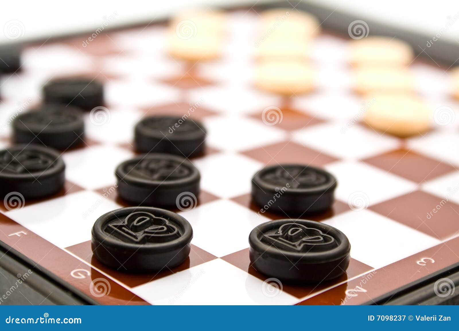 Black checkers stock image. Image of game, board, white - 7098237