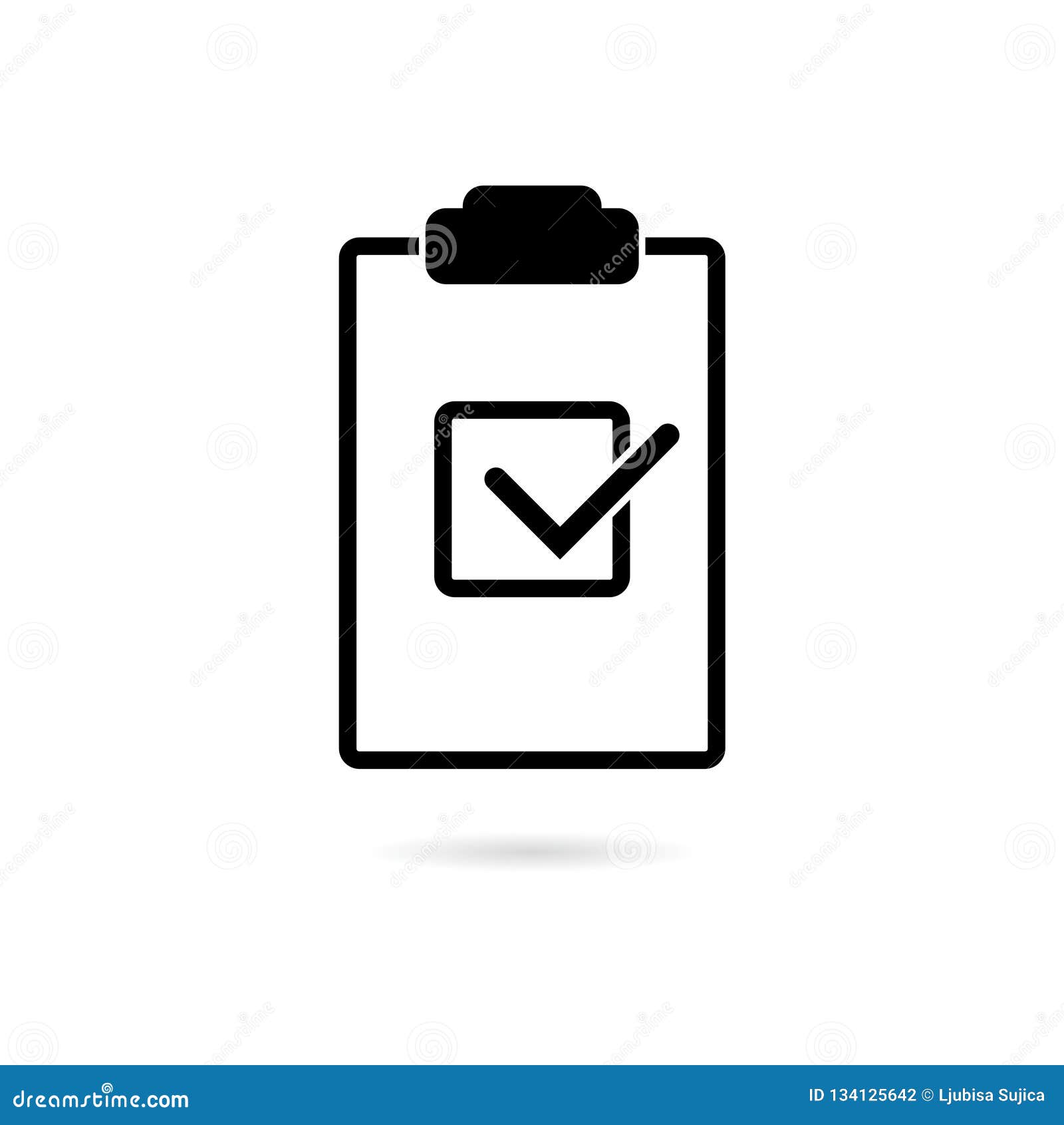 Black Checklist Icon Design Icon or Logo Stock Vector - Illustration of ...