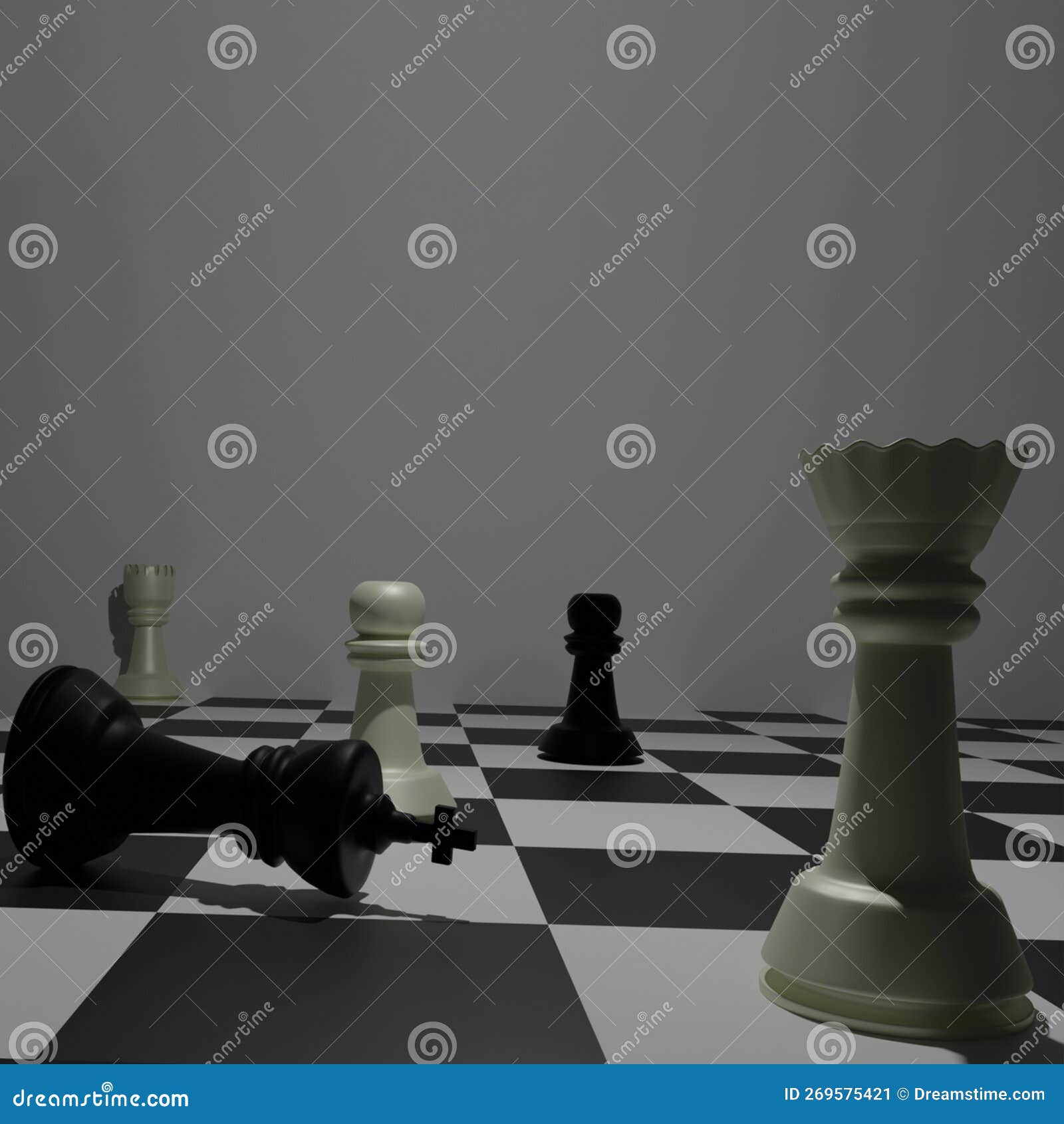 Black chess king lost stock image. Image of board, black - 269575421