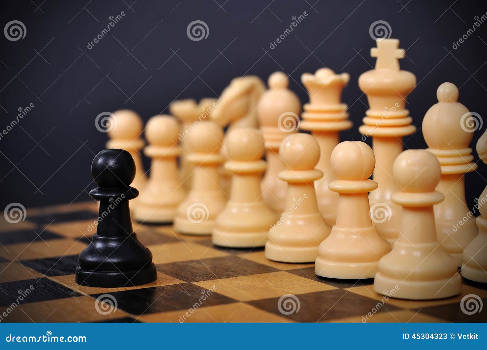 Black chess pawn stock image. Image of recreation, loss - 45304323