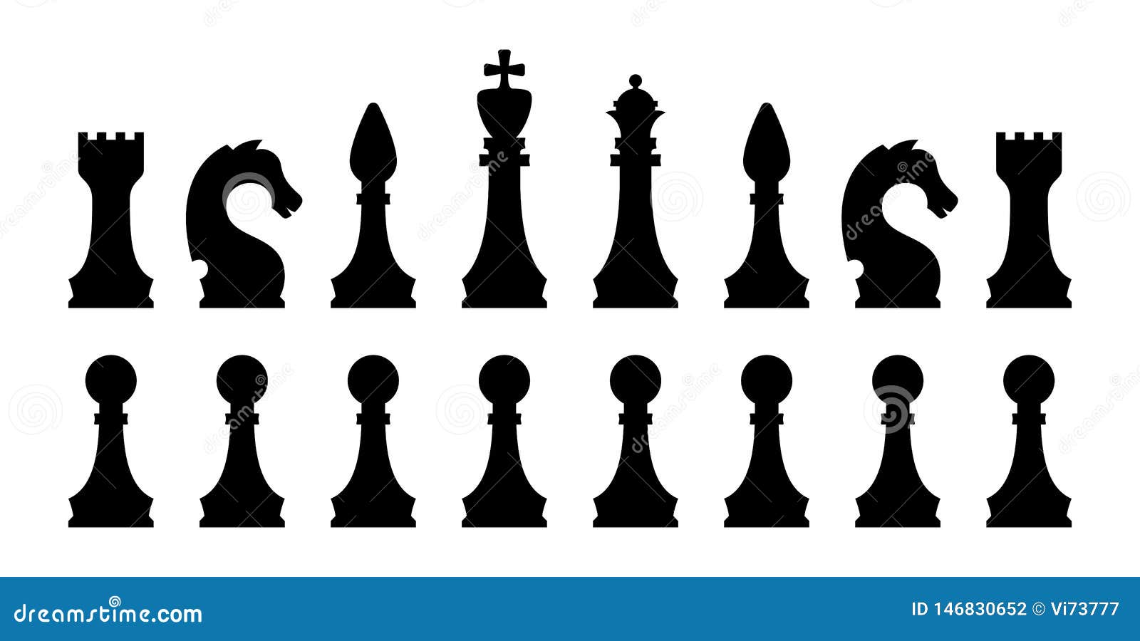 Chess Silhouette Vector