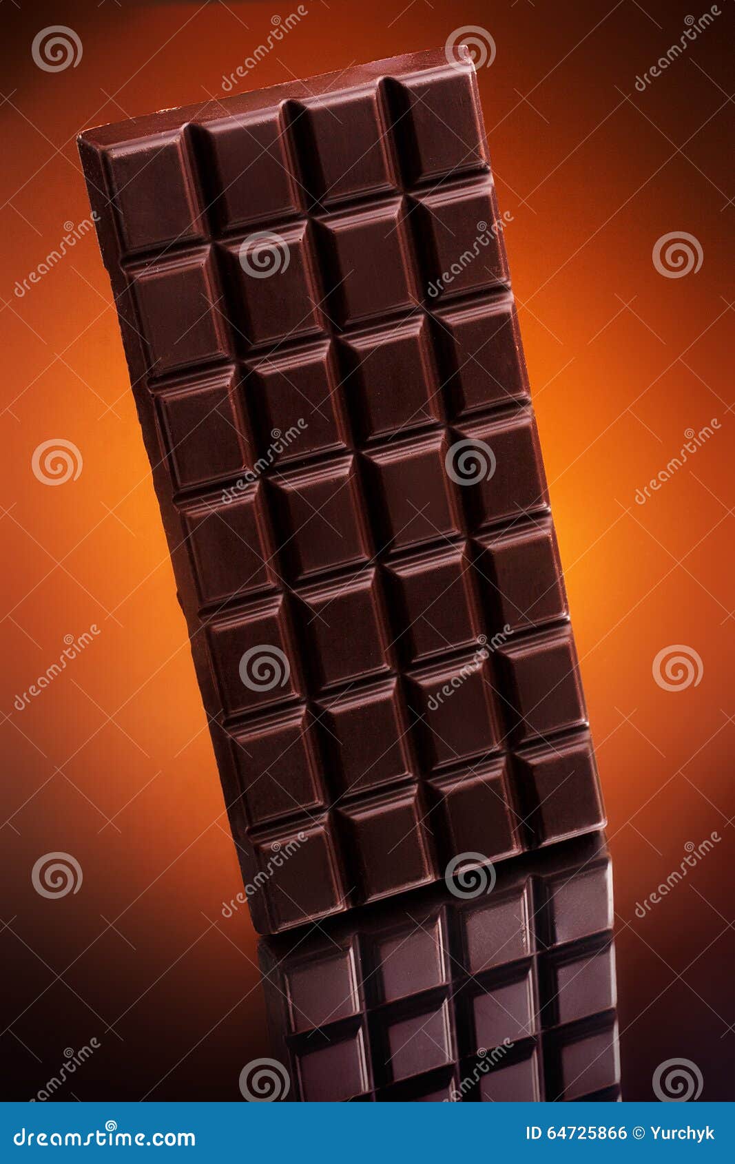 Black chocolate bar stock photo. Image of yummy, temptation - 64725866