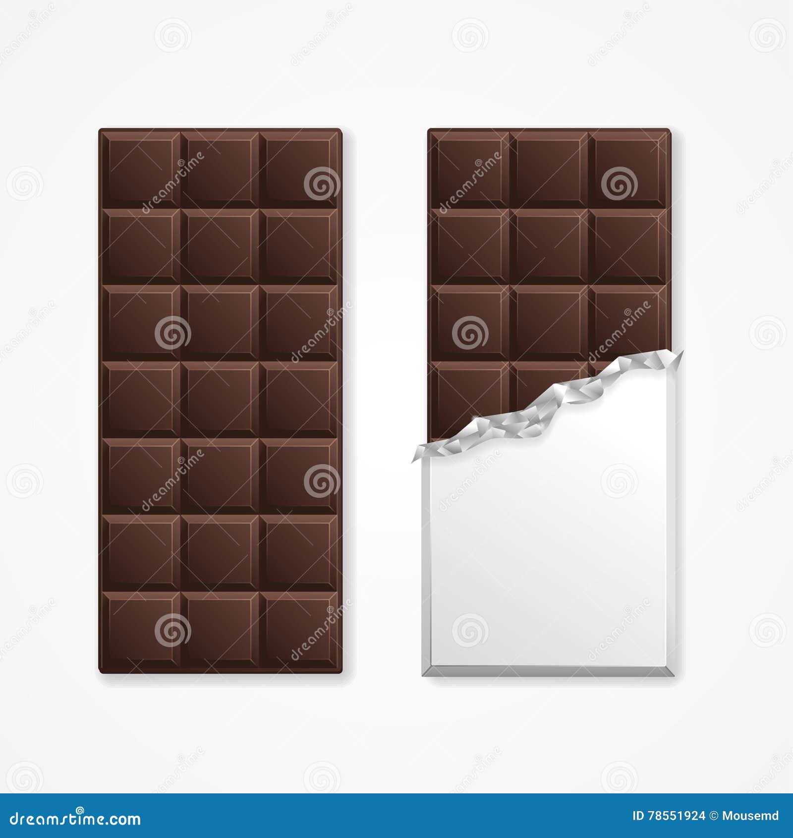 Chocolate Bar Package Design With Cancan Dancer Girl. Easy Editable ...