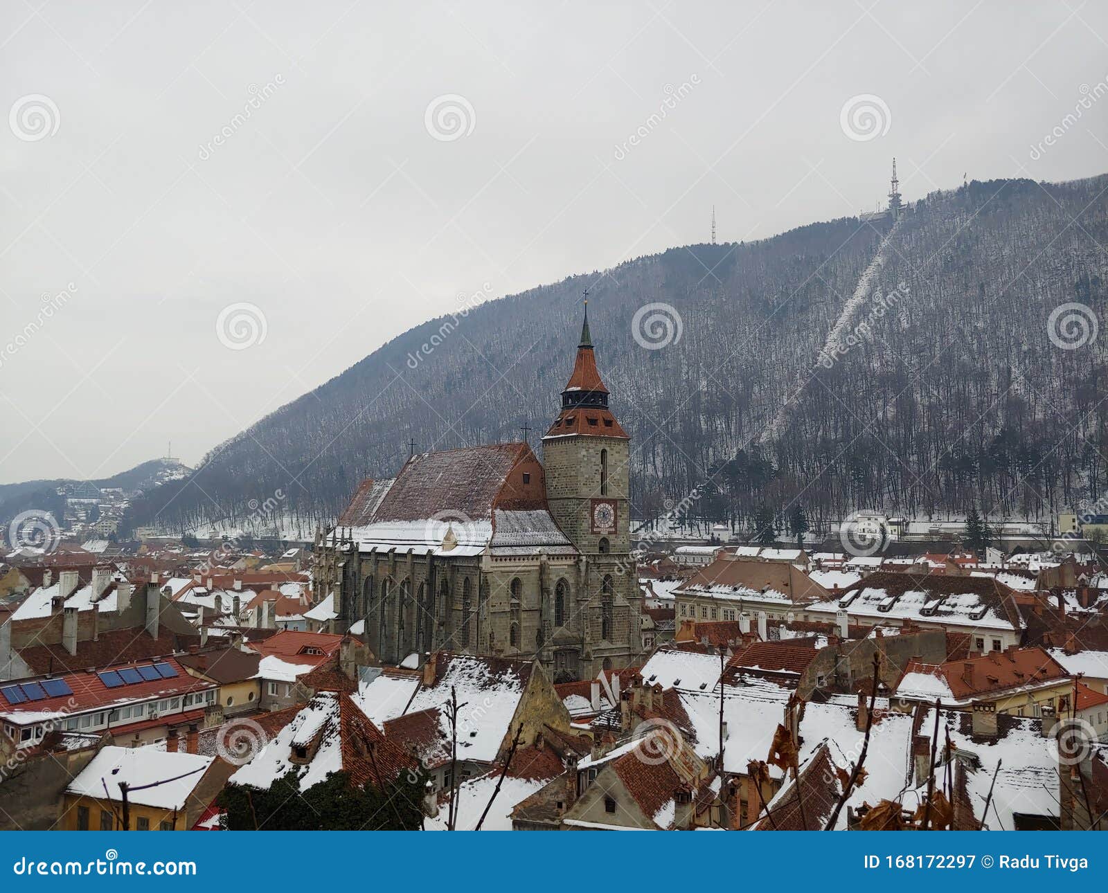 Black church of Brasov editorial photography. Image of medieval - 168172297