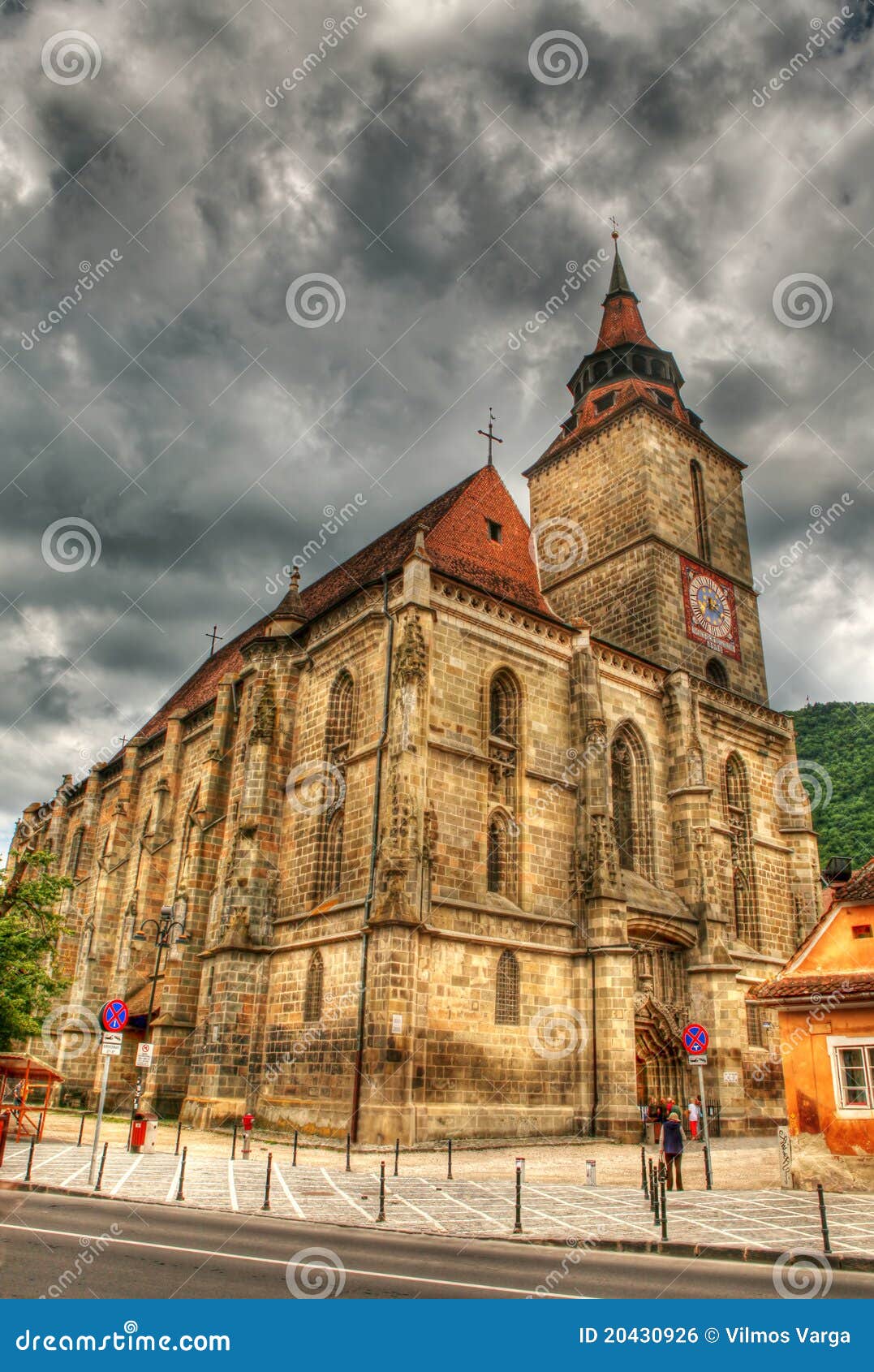 Black Church in Brasov stock photo. Image of landmark - 20430926