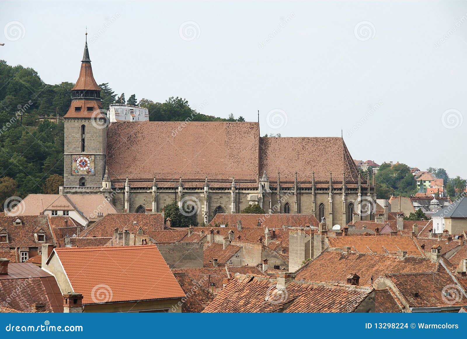 The Black Church from Brasov, Romania Stock Photo - Image of ...