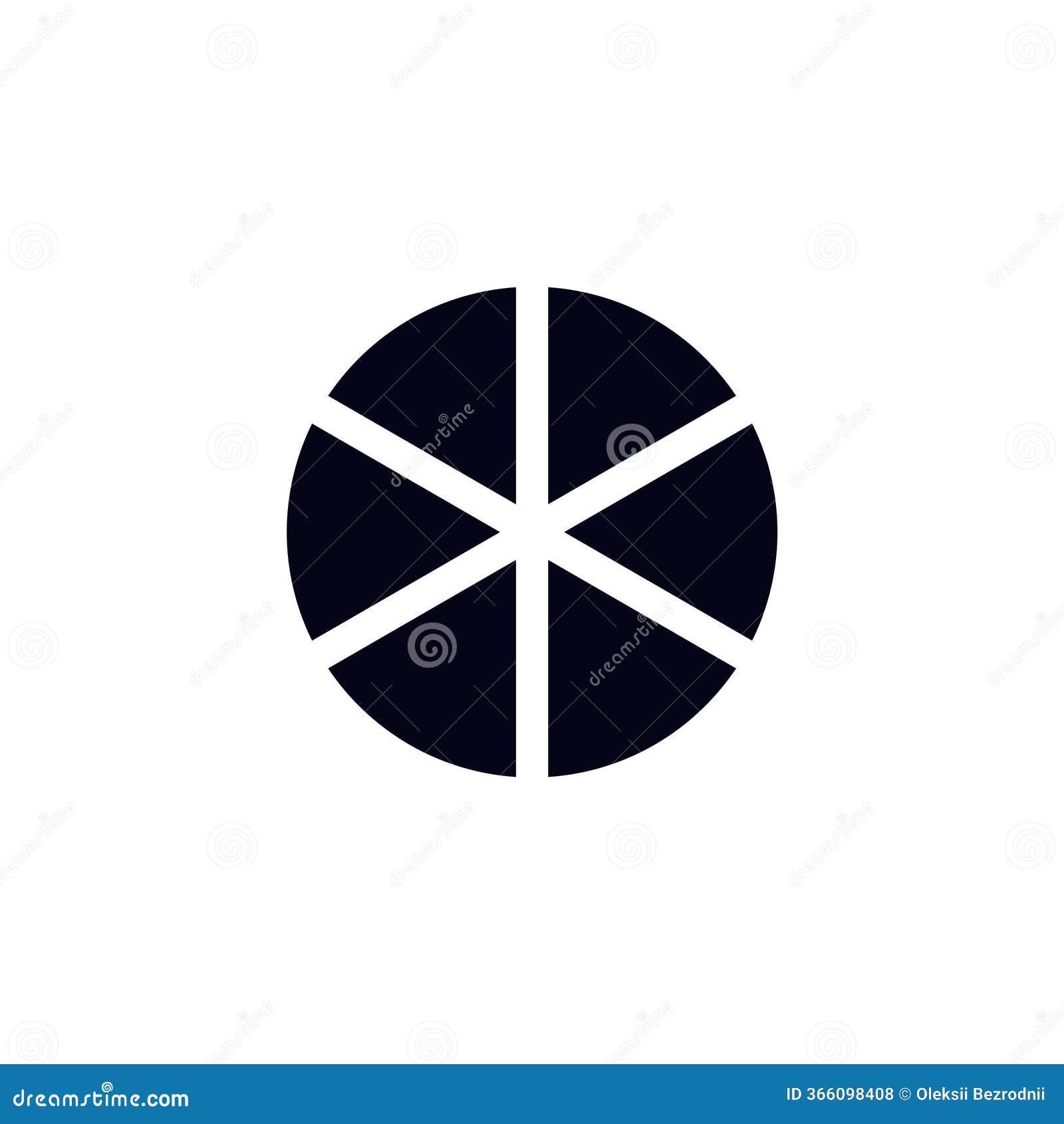 Circle Split Infographic Cartoon Vector | CartoonDealer.com #57409611