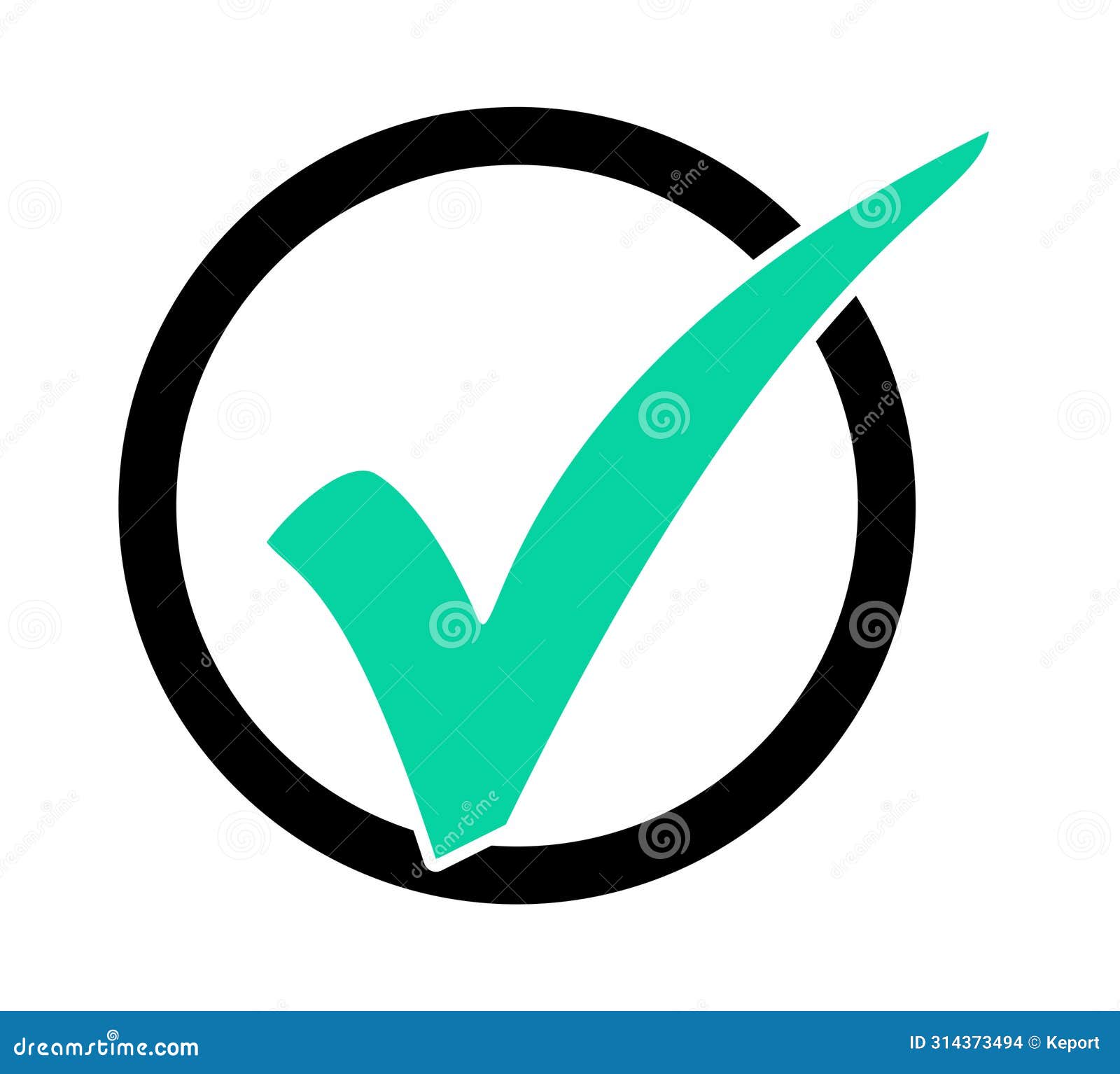Black Circle with Green Checkmark Symbol Stock Illustration ... Black Circle with Green Checkmark Symbol Stock Illustration ...