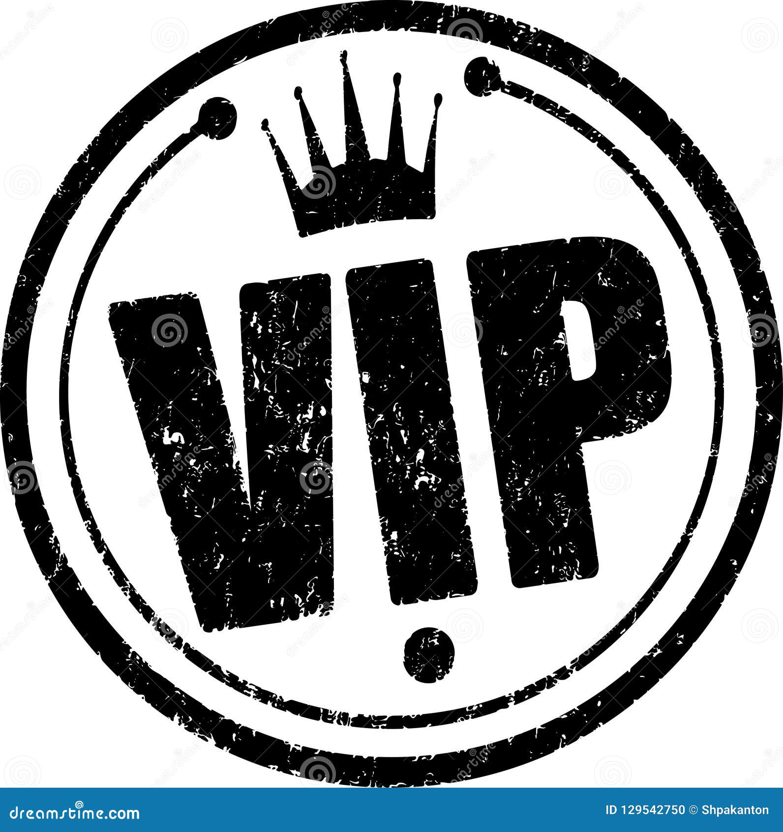 Red Circle Rubber Stamp Effect : VIP, Very Important Person Isolated On ...