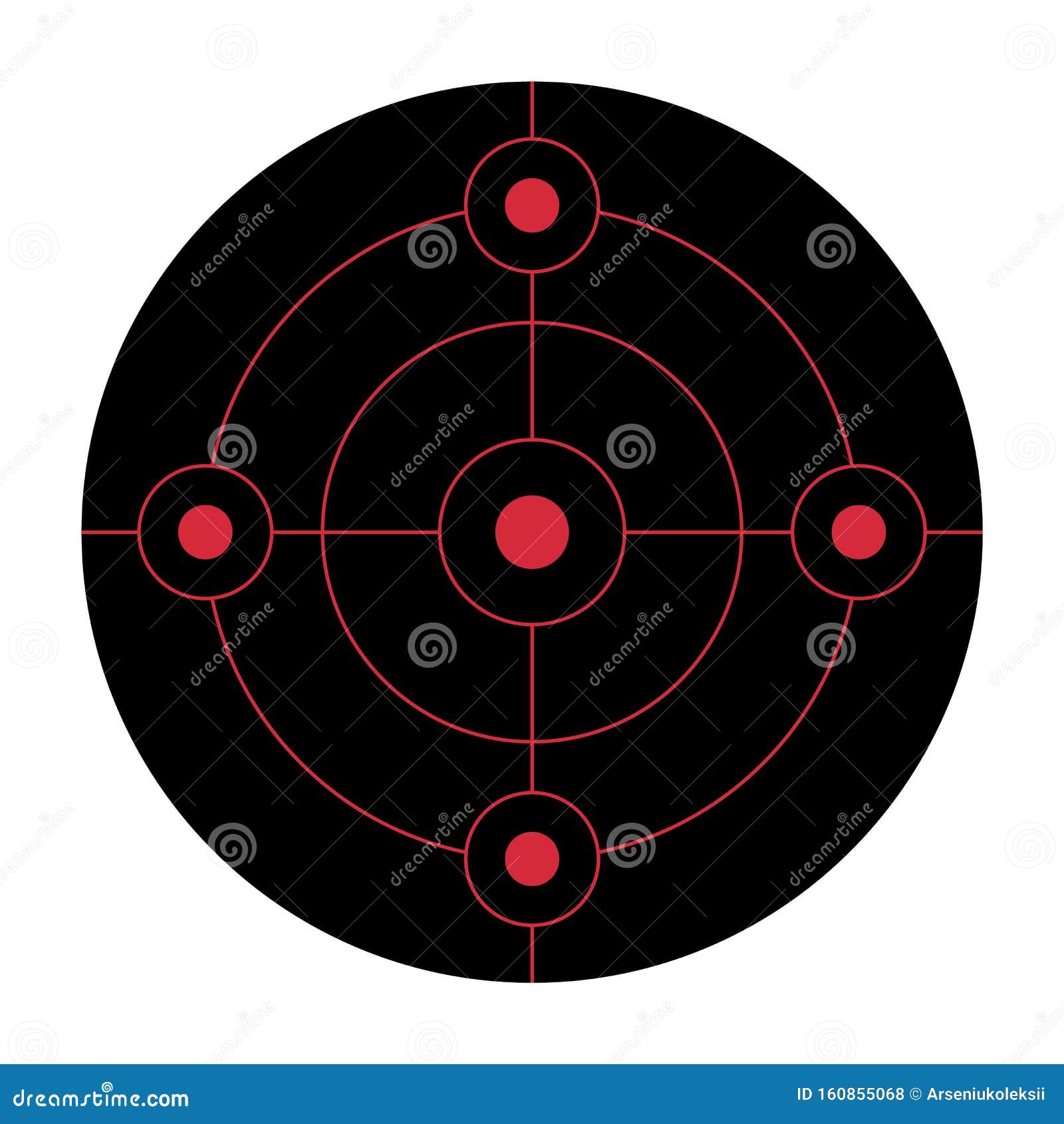 Circular Pistol Fight Shootout Royalty-Free Cartoon | CartoonDealer.com ...