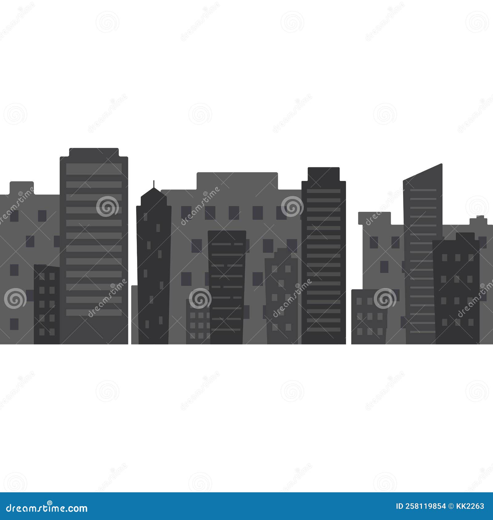 Black city silhouette stock vector. Illustration of architecture ...