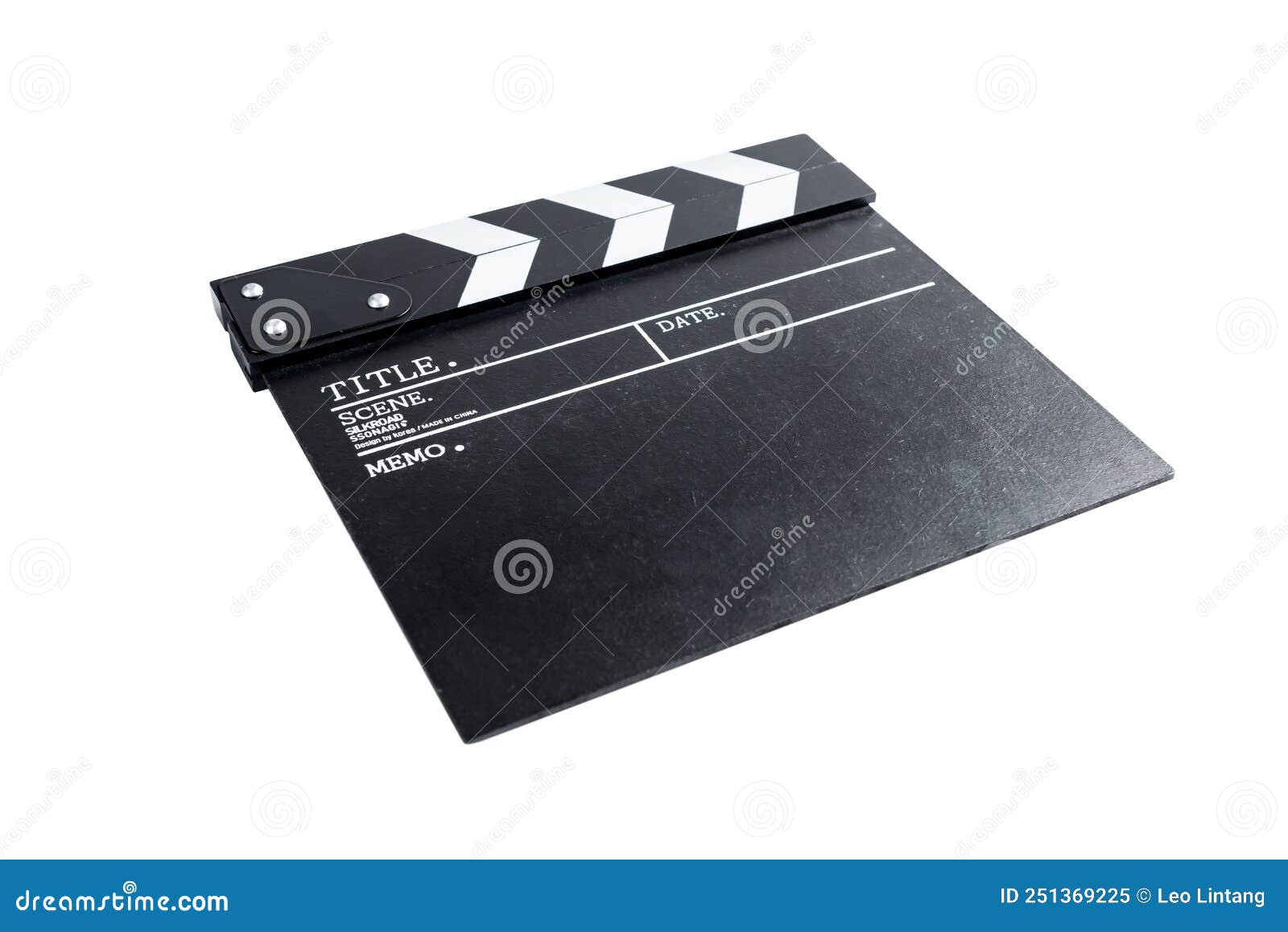 Black clapper board stock image. Image of cinema, clapperboard - 251369225
