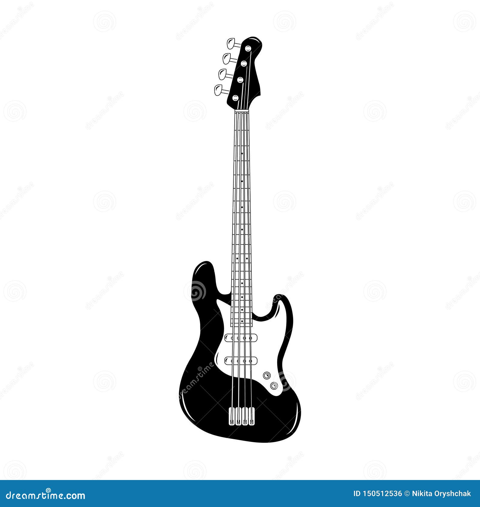 Bass Guitar Vector