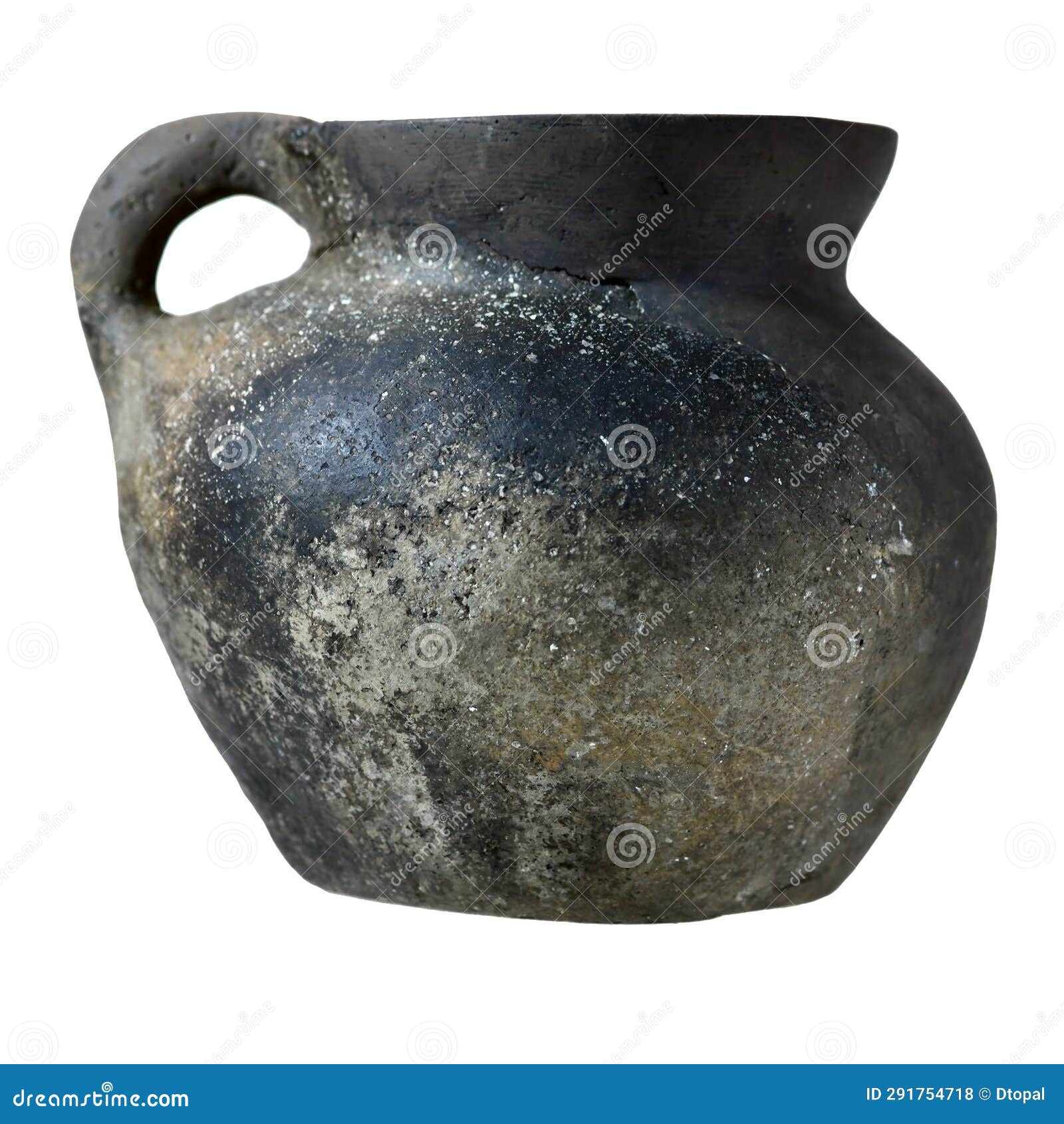 Black clay jug stock photo. Image of craft, container - 291754718