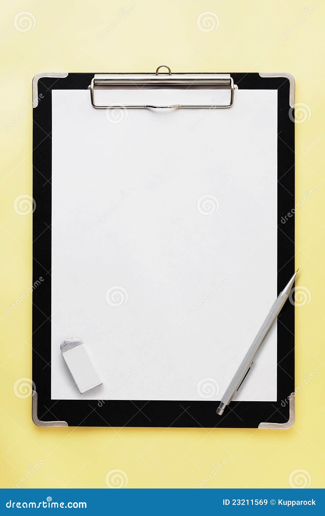 Black Clipboard with Copy Space. Stock Image - Image of backdrop, space ...