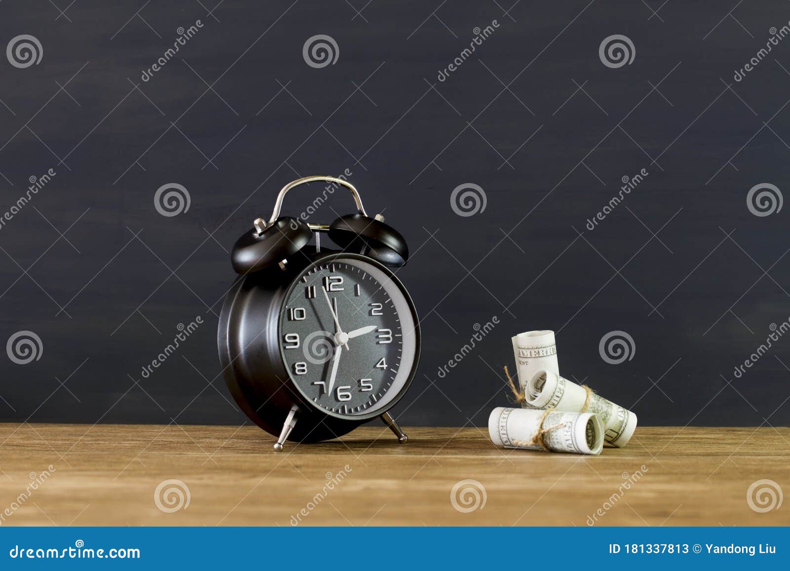 A Black Clock and Dollars, Time Accumulation and Wealth, Time is Money ...