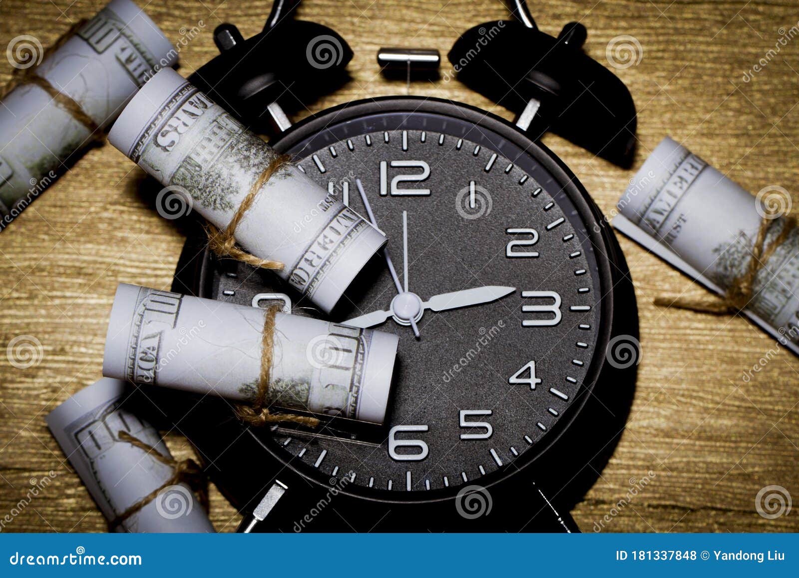 A Black Clock and Dollars, Time Accumulation and Wealth, Time is Money ...