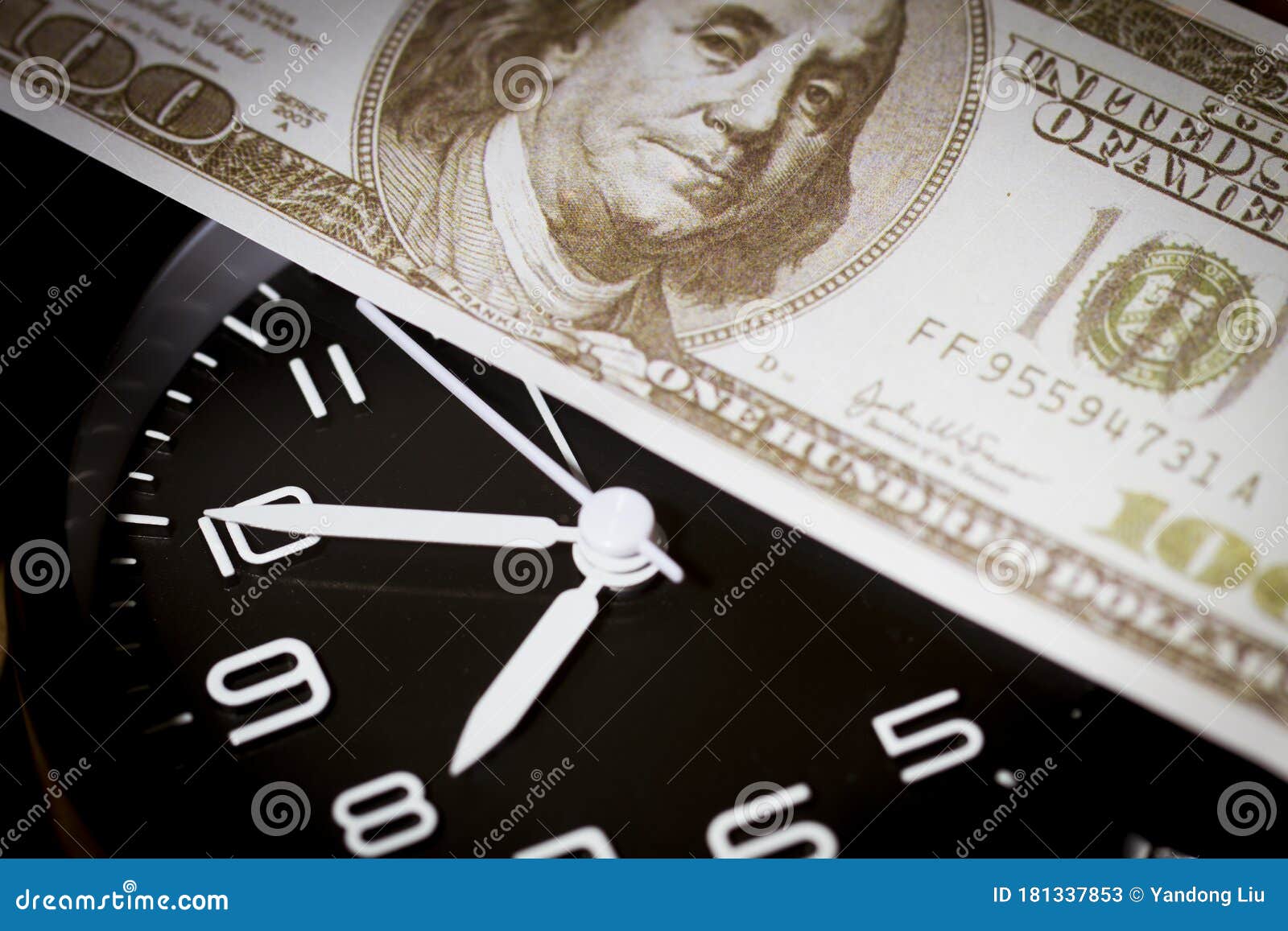 A Black Clock and Dollars, Time Accumulation and Wealth, Time is Money ...