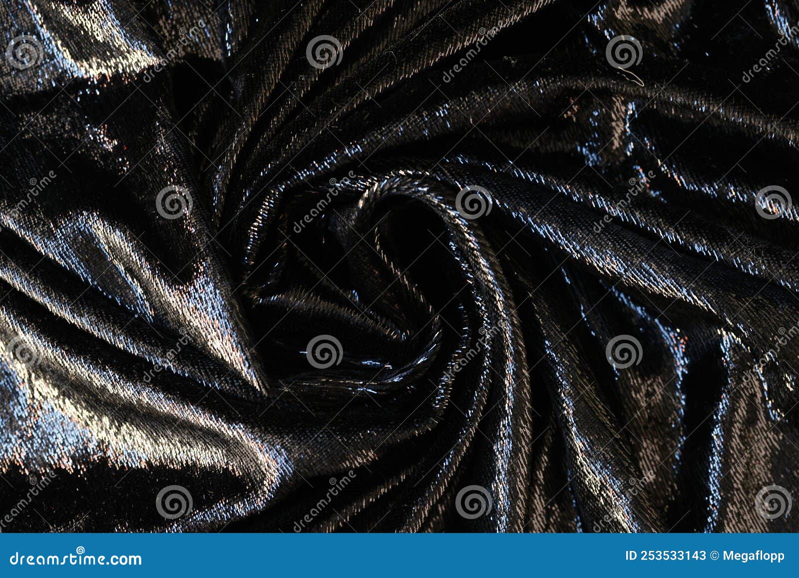 Black Cloth with Shiny Coating Abstract Background Stock Image - Image ...