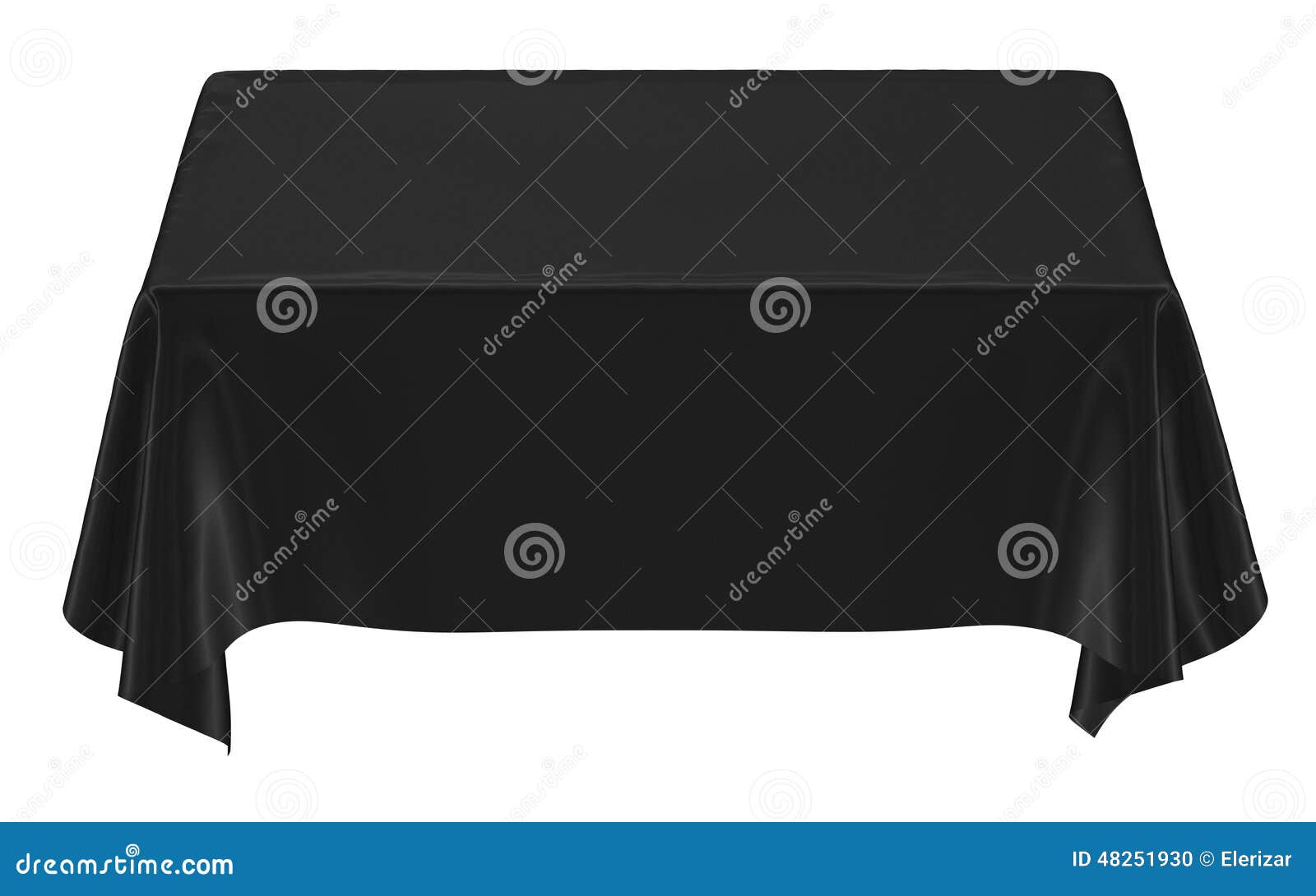 Black cloth on the table stock photo. Image of empty - 48251930