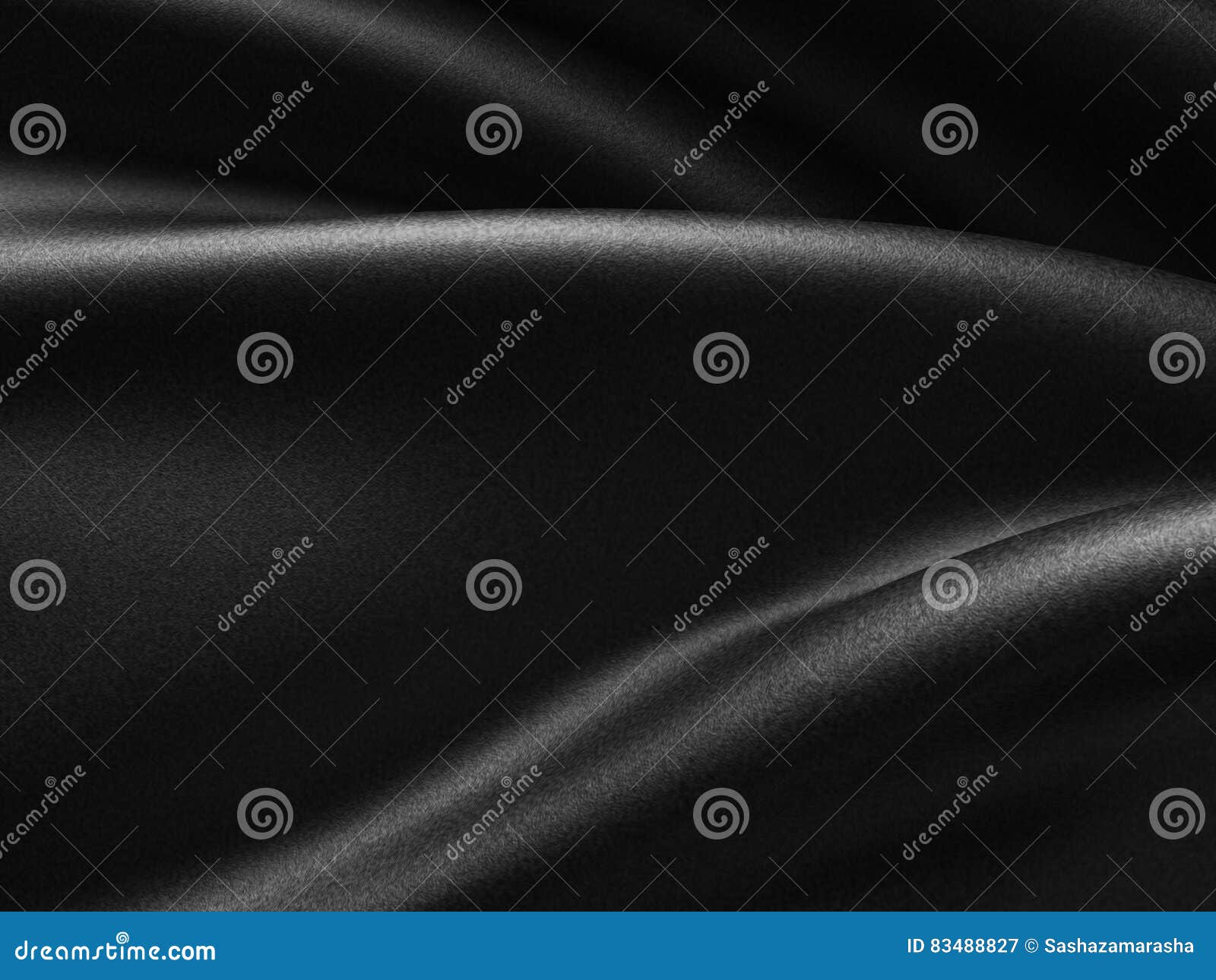 Black Cloth Texture Waves Luxury Background Stock Illustration ...