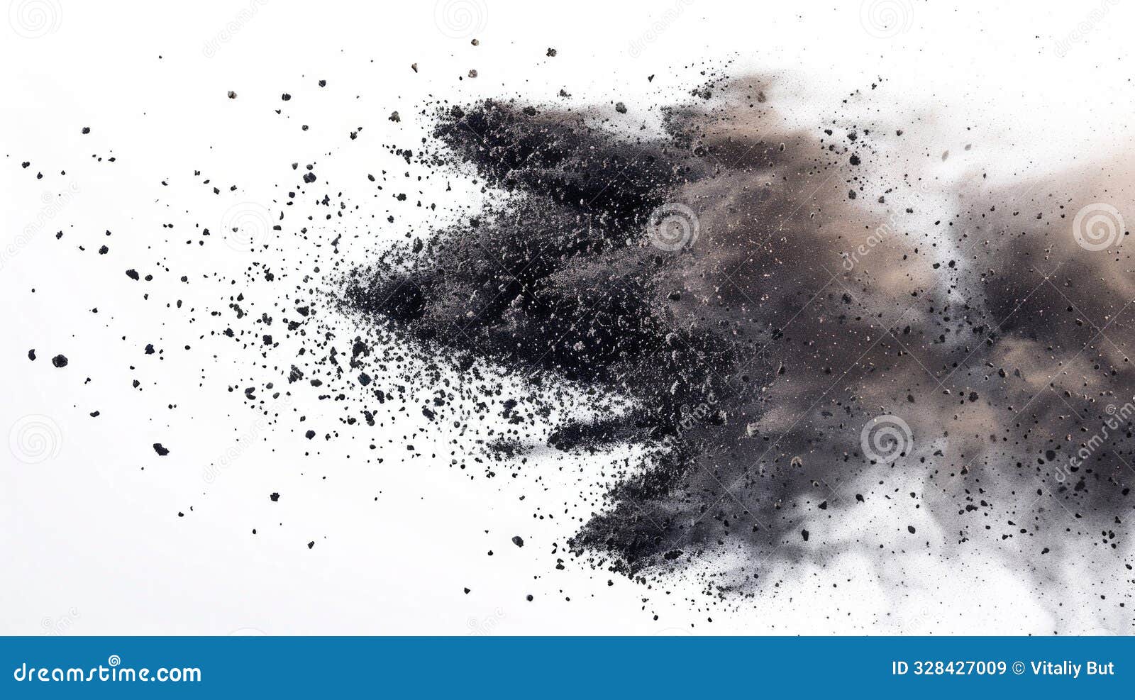 A Scattering Of Particles Of Dried Spicy Spices And Herbs Of Saturated ...