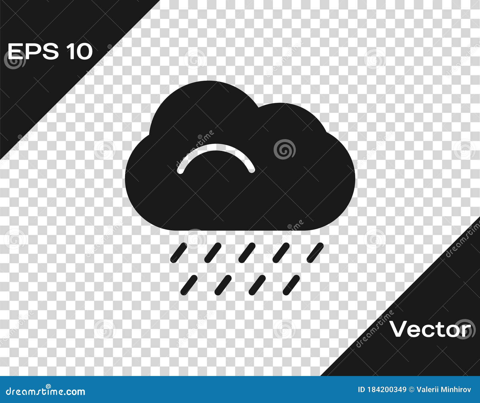 Precipitation Transparent Icon. Precipitation Symbol Design From ...