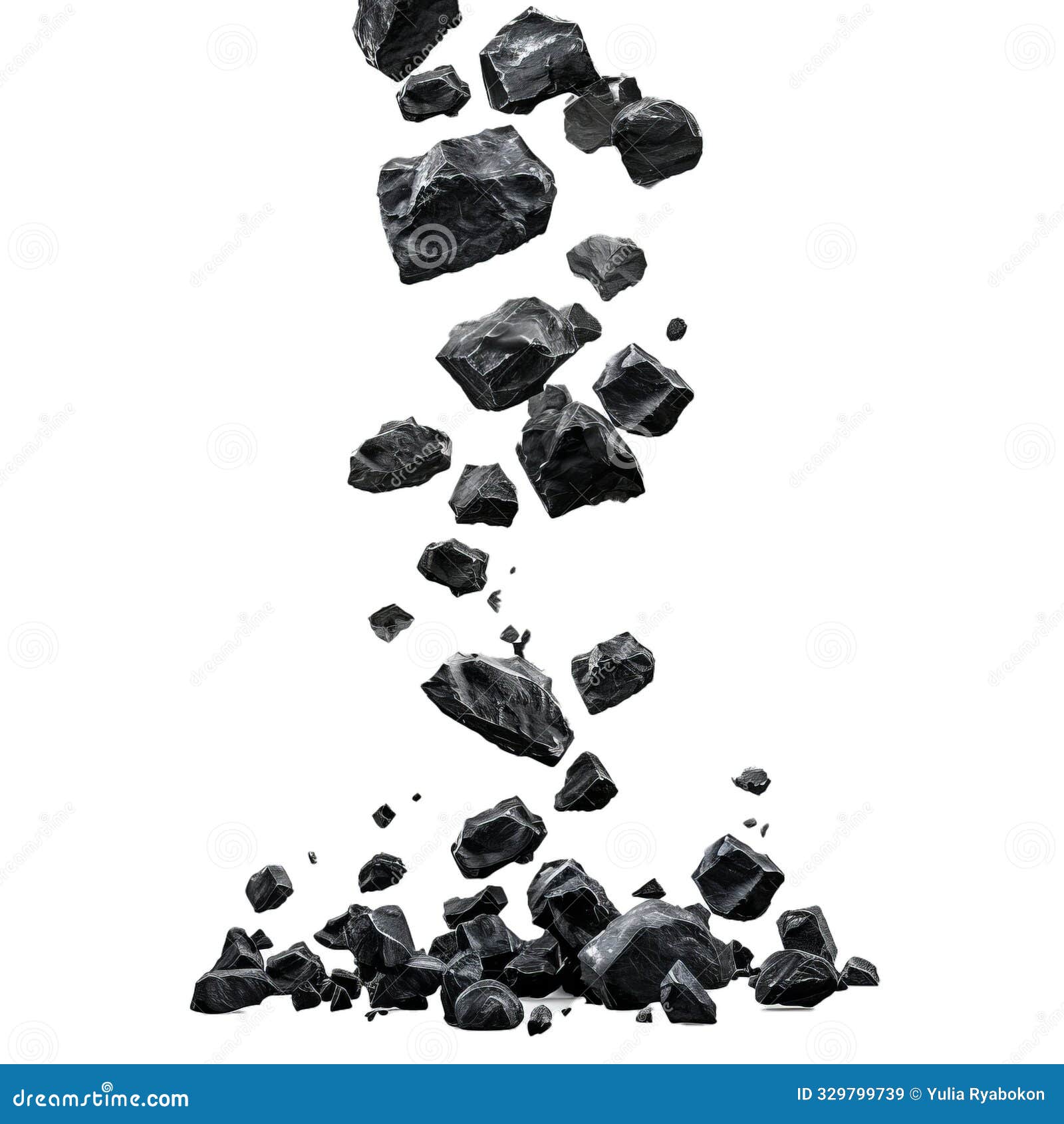 Coke Lumps On A White Background Stock Image | CartoonDealer.com #48907465
