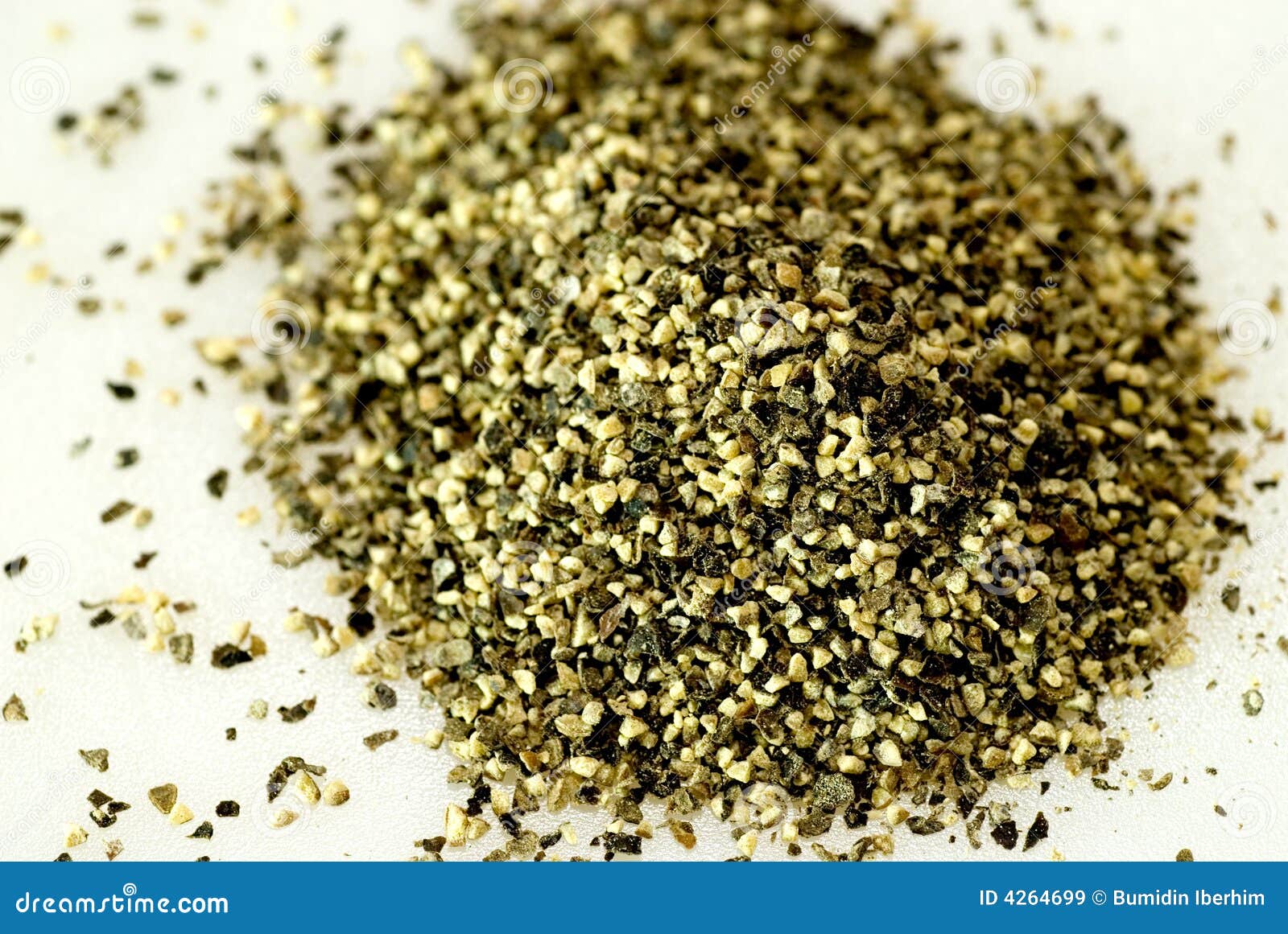 Black coarse pepper stock image. Image of spice, asian - 4264699