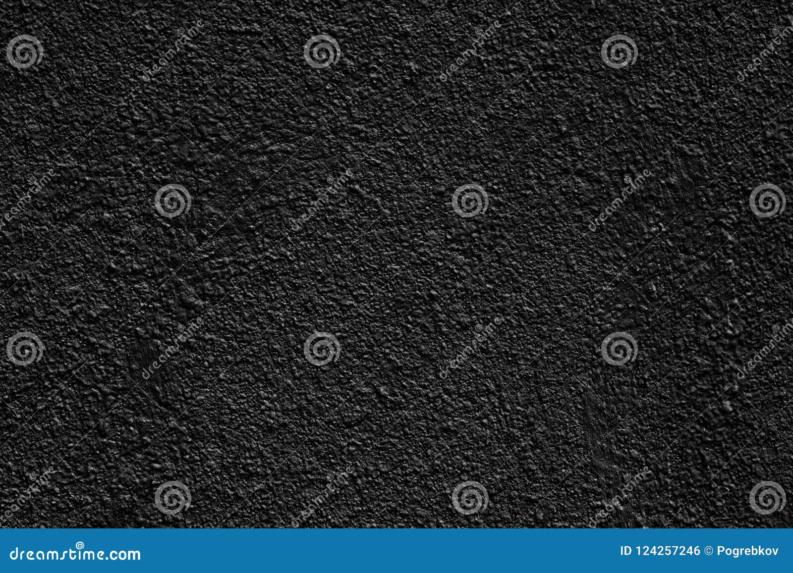 Black Coarse Surface of Plastered Concrete - Dark Background Stock ...