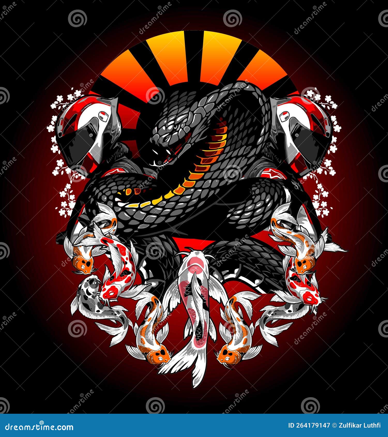 Black Cobra: A Hyper-realistic Surrealistic Graphic Illustration ...