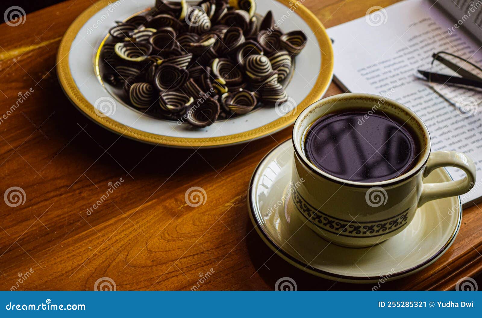 Black coffe stock image. Image of aroma, copy, close - 255285321