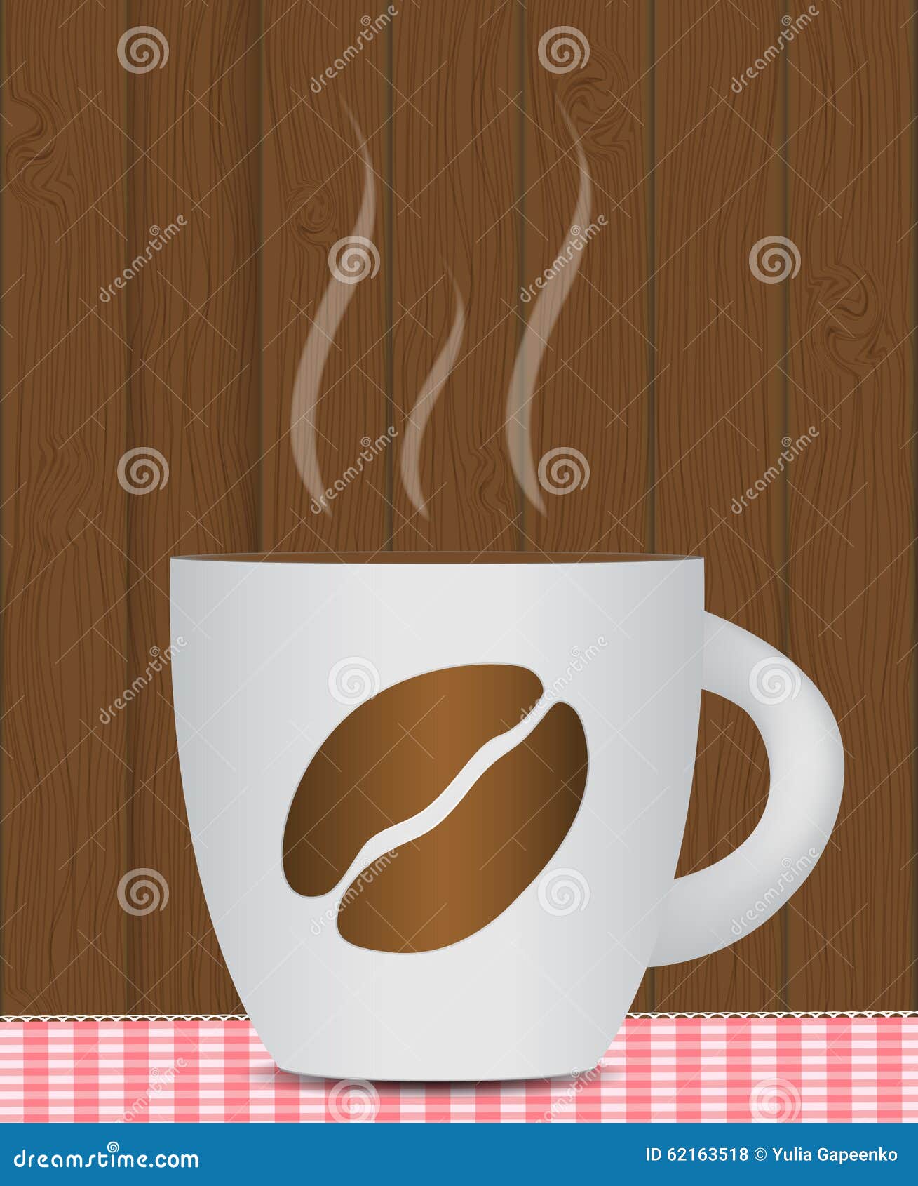 Black Coffee Background. Photo-Realistic Vector Stock Photo - Image of ...