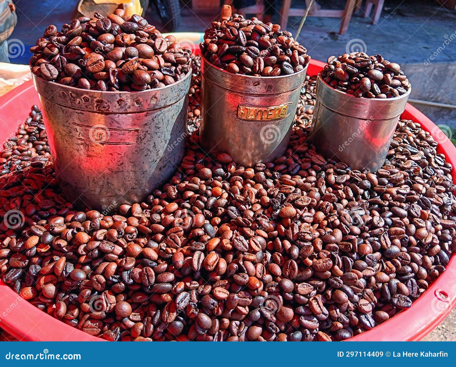 Black Coffee Beans in Liters Stock Image - Image of macro, mocha: 297114409